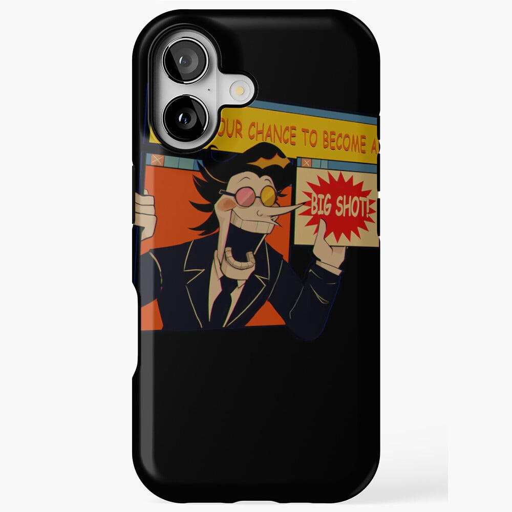 Funny Big Shot Spamton Meme Artwork Case for iPhone 17 16 15 14 13 12 ...