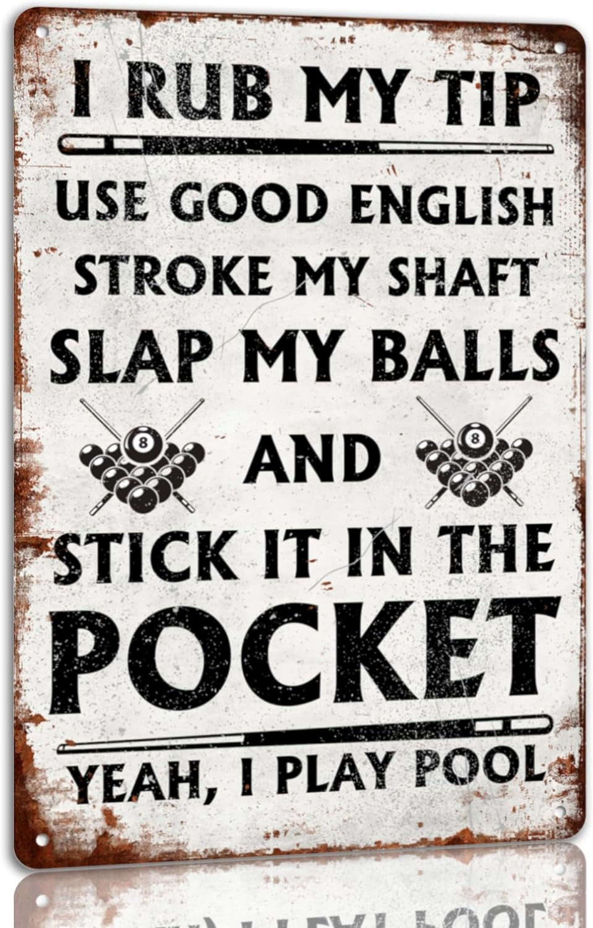 Funny Billiard Room Signs Funny Billiards Metal Sign Pool Table