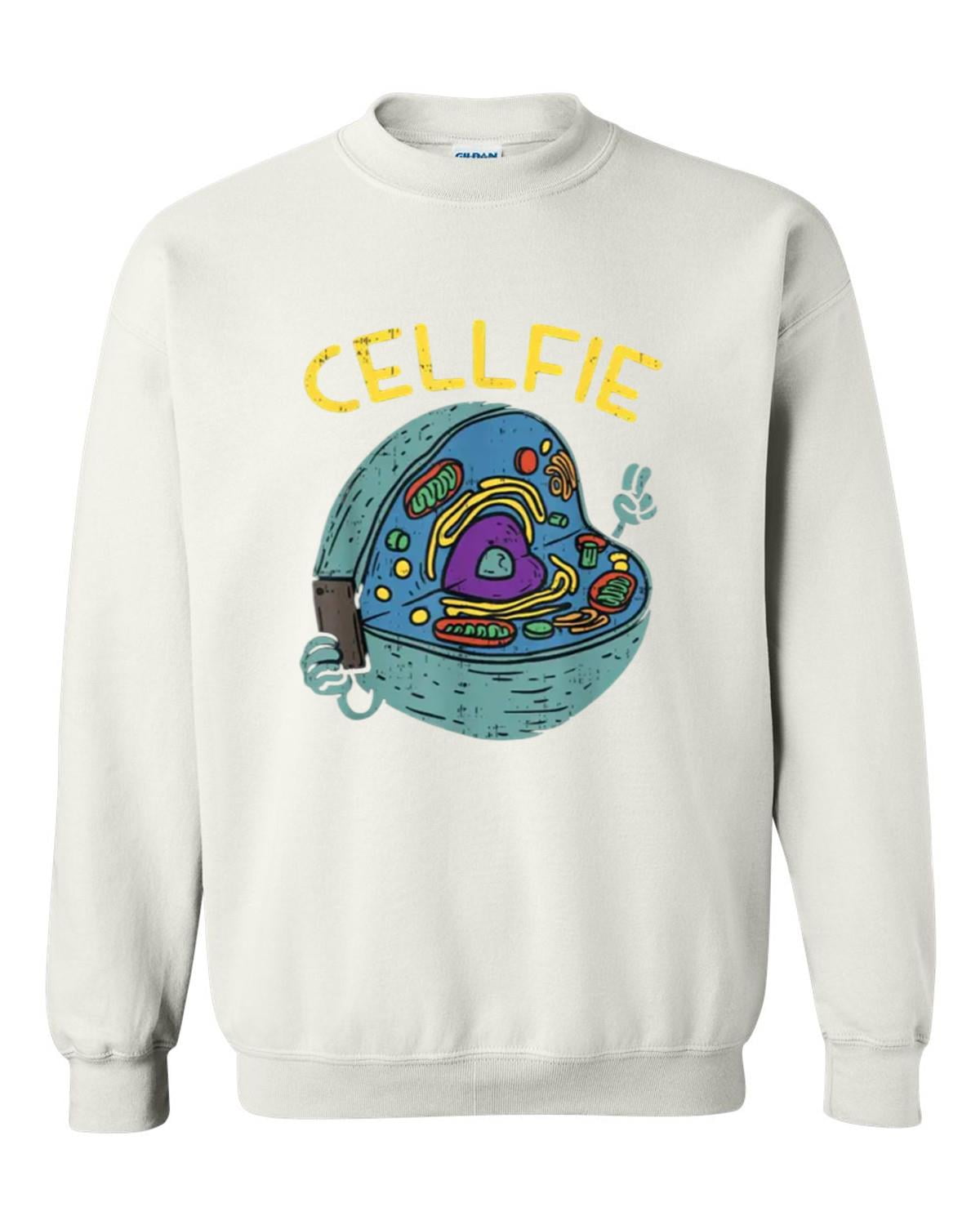Funny Biology Cell Fie Graphic Nerdy Cozy Sweatshirt Artwork, for men ...