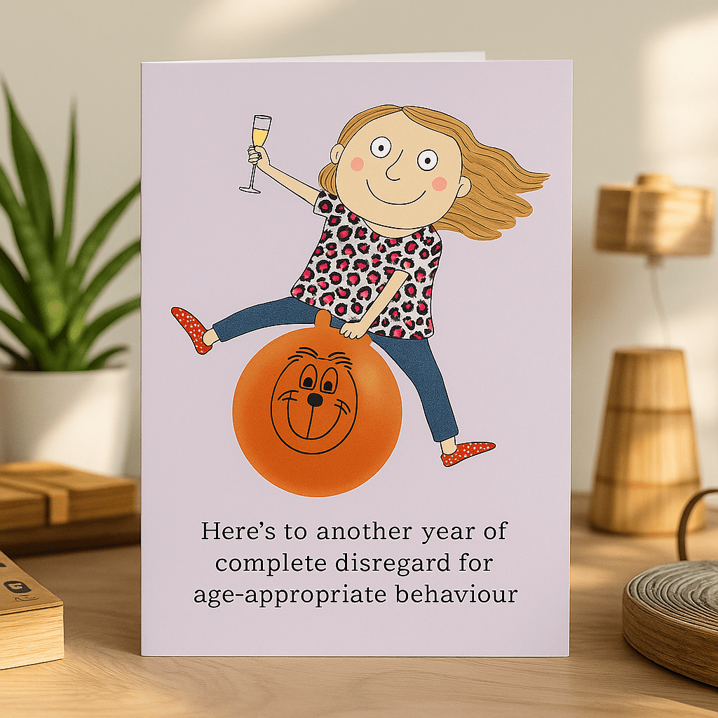 Funny Birthday Card for Adults – "Complete Disregard for Age ...
