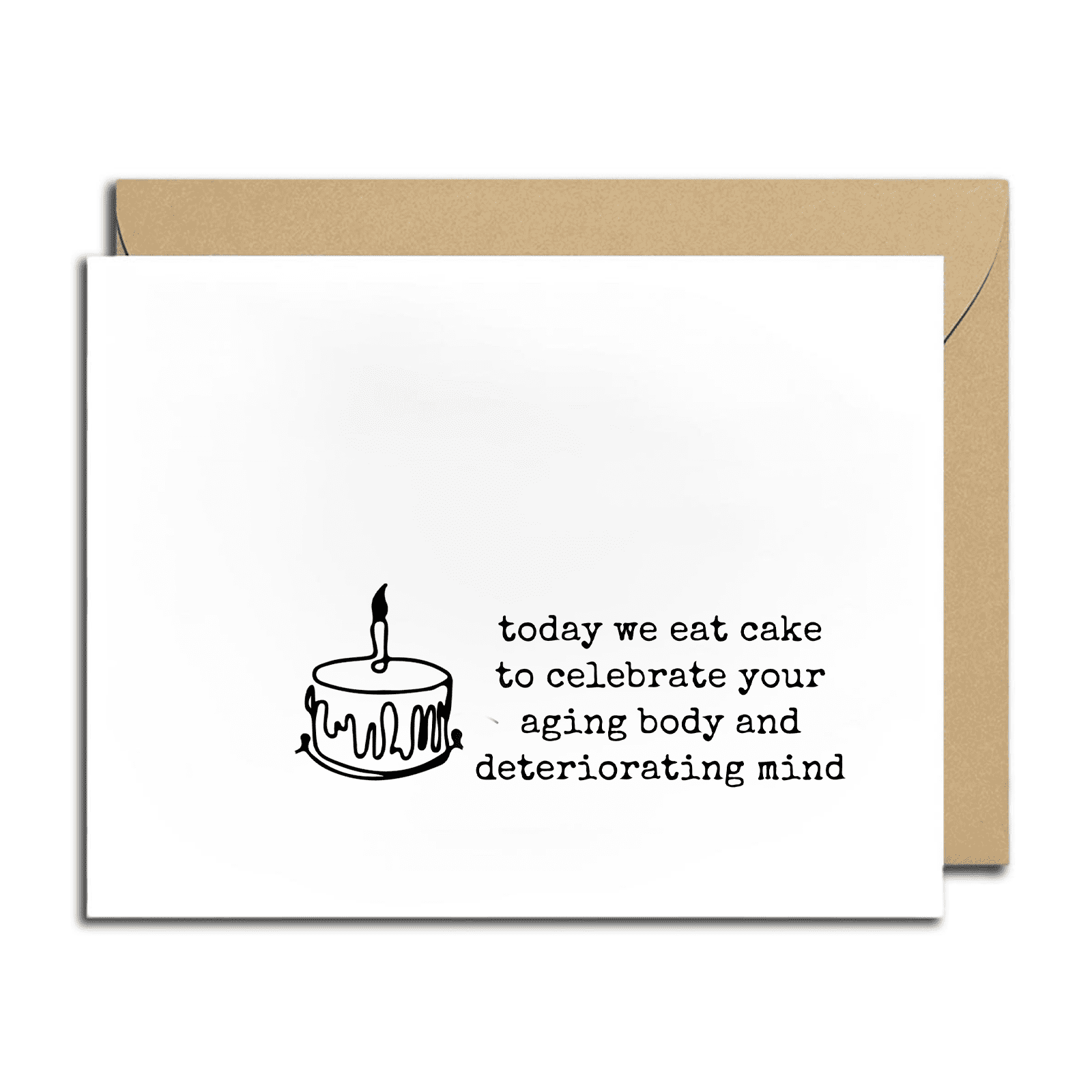 Funny Birthday Card for Aging Adults – “Celebrate Your Aging Body and ...