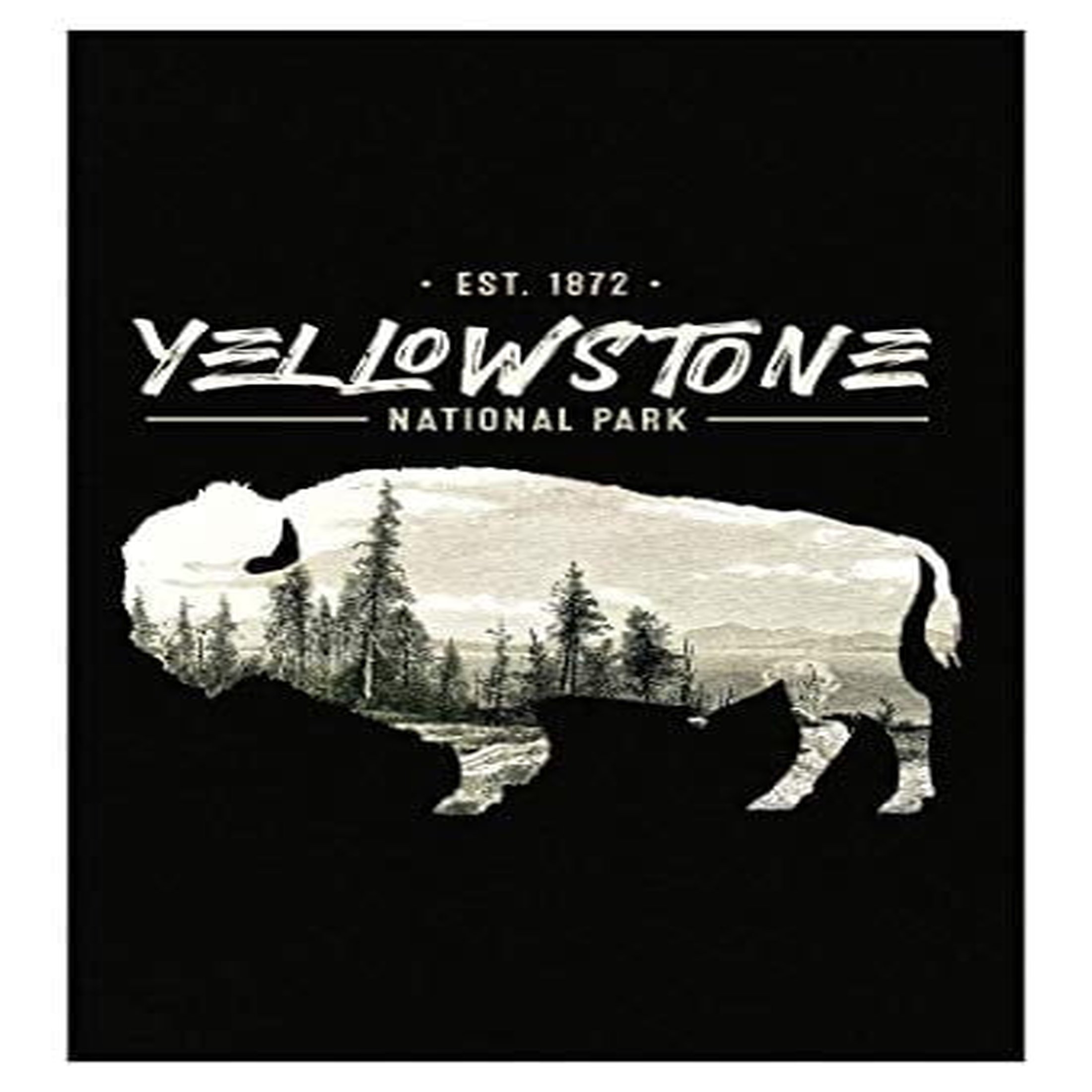 Funny Bison Poster - Yellowstone Buffalo Humor for Animal Lovers ...