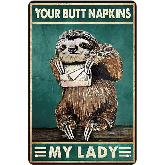 Funny Black Cat Metal Tin Sign Inspirational Vintage Wall Art 8x12 Inch ...