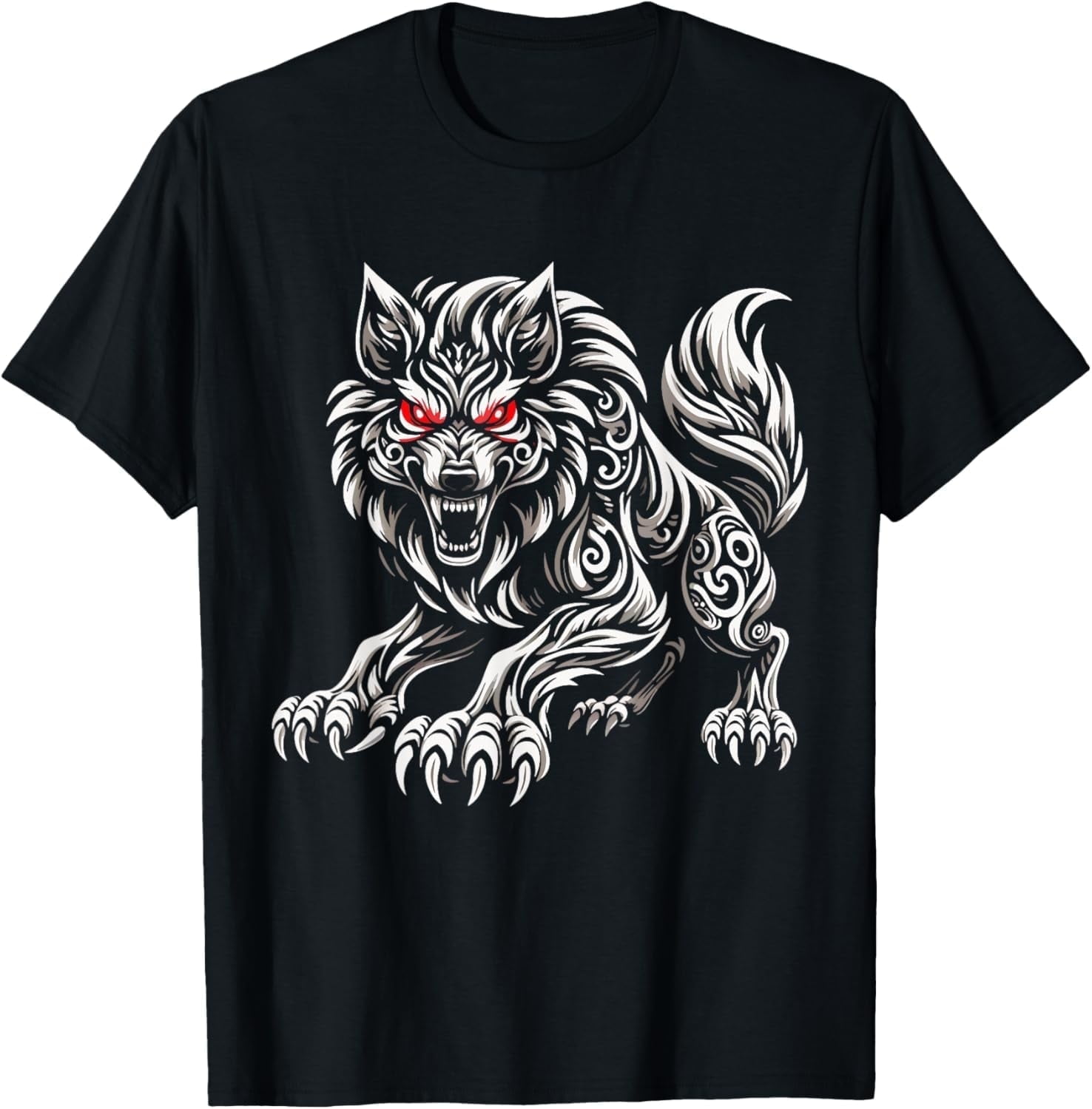 Funny Black Jacob Fatu Wolf For Man Woman T-Shirt - Walmart.com