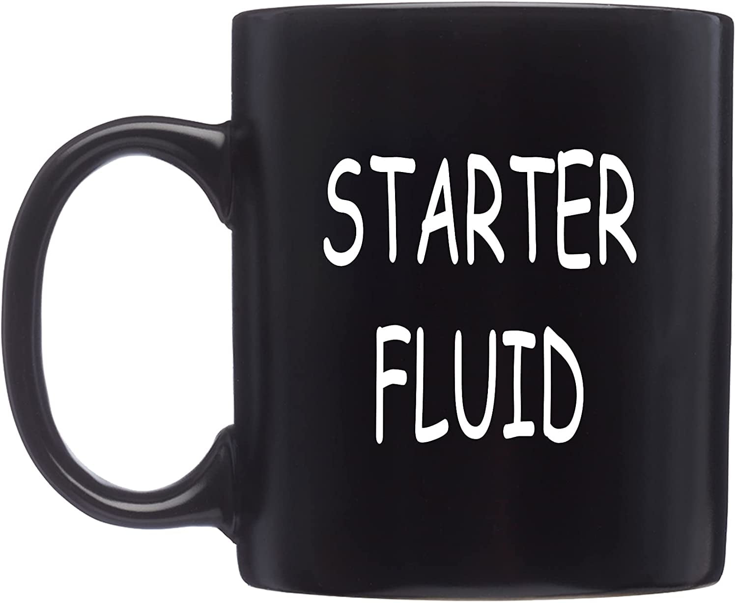 Funny Black Mechanic Coffee Mug Starter Fluid Novelty Cup Great Gift ...