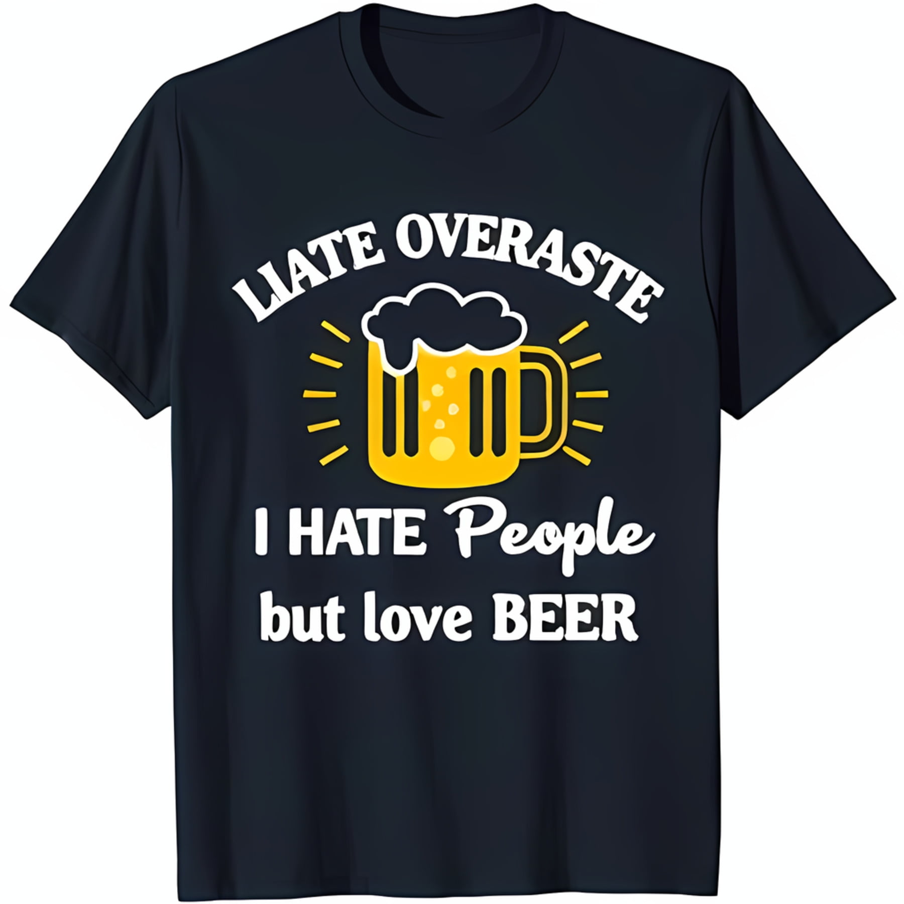 Funny Black T-Shirt with Bold Mug Graphic and Catchy Text for Lovers ... Funny Black T-Shirt with Bold Mug Graphic and Catchy Text for Lovers ...