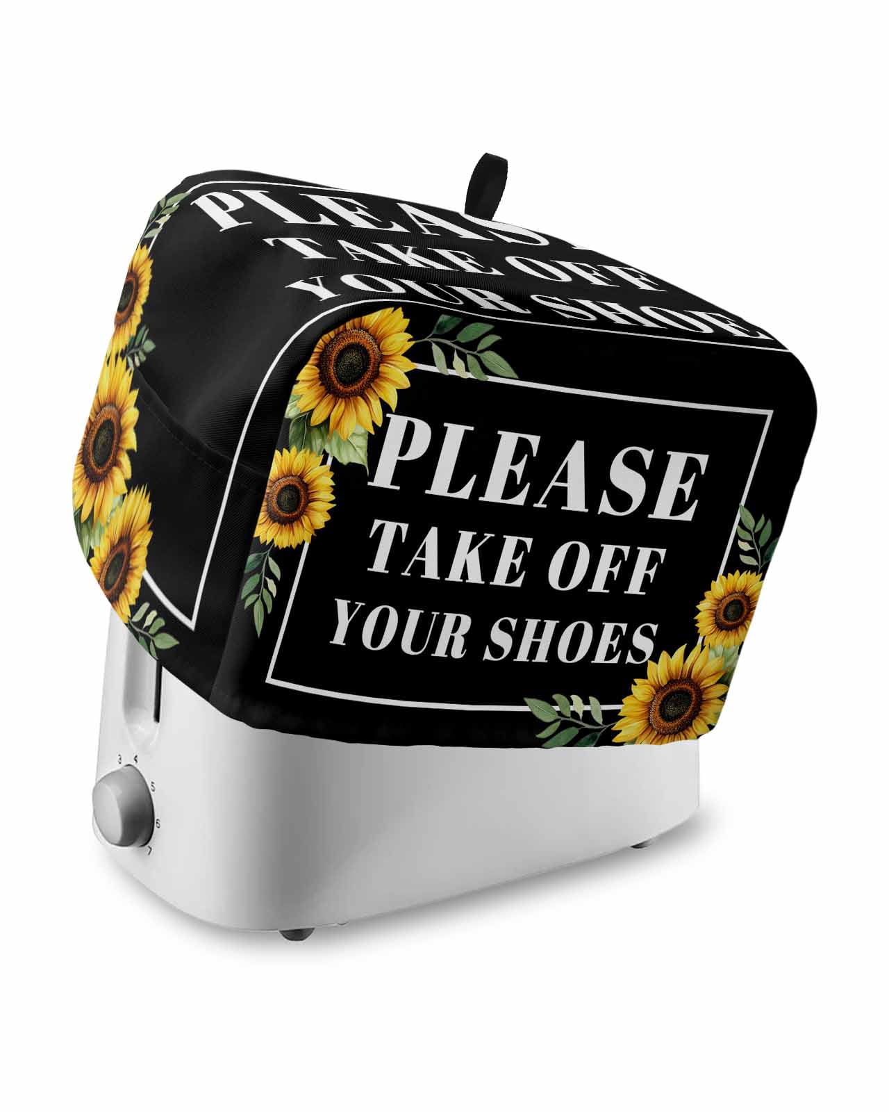 Funny Black Toaster Cover 2 Slice, Small Kitchen Appliance Covers ...