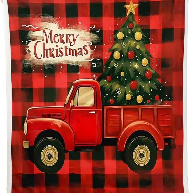 Funny Blanket Xmas Gingerbread Man Fleece Blanket Pink Christmas Tree ...