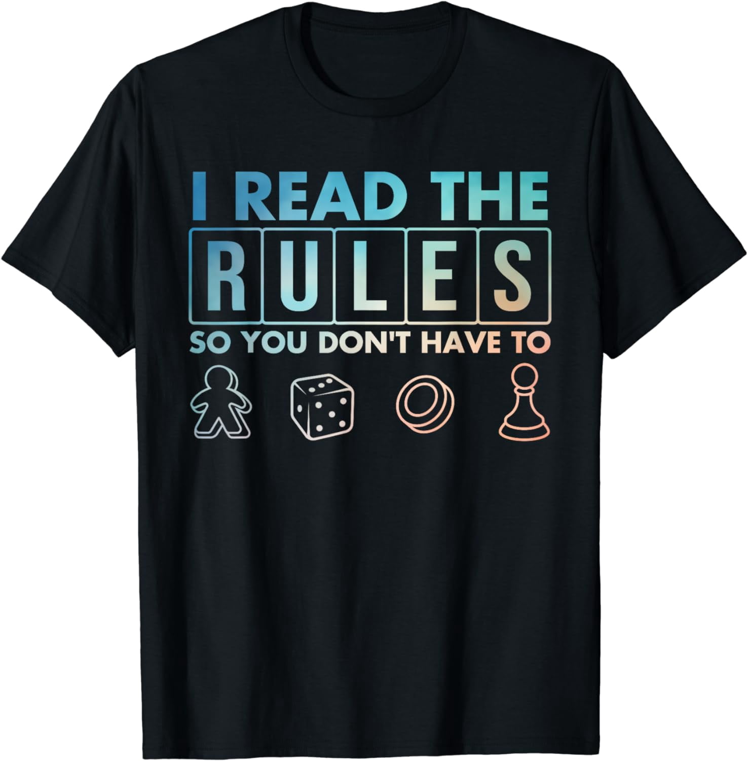 Funny Board Games Art For Men Women Lovers Board Gamer T-Shirt ...