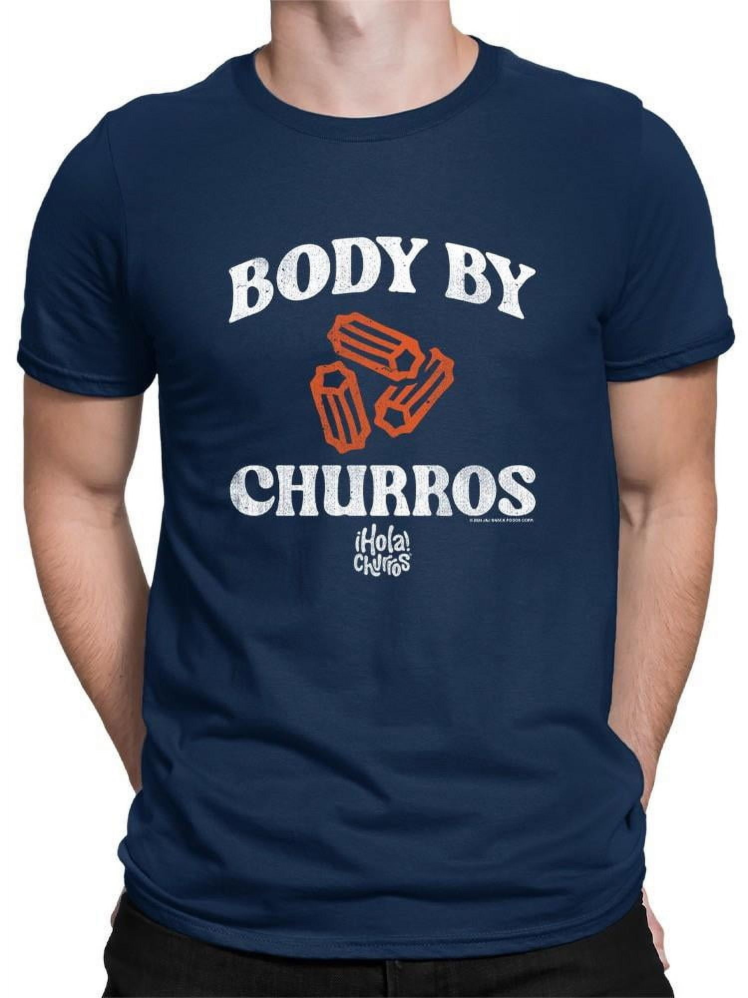 Funny Body By Churros Retro-Inspired Graphic Design Men's T-shirt ...
