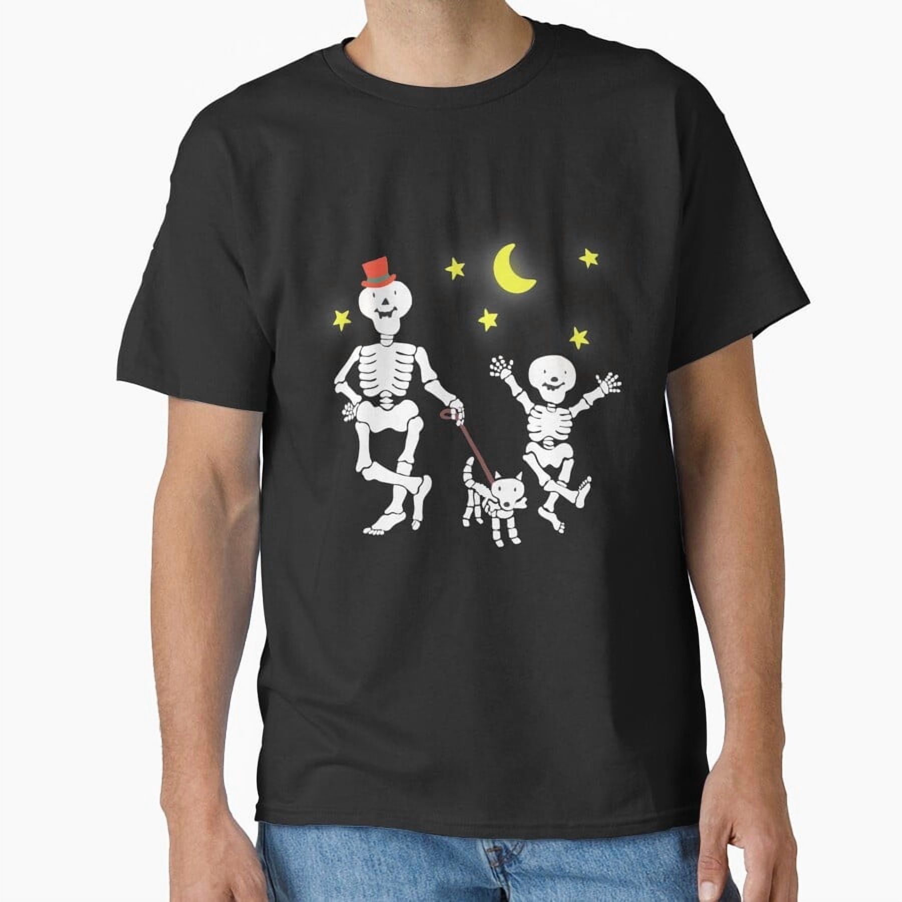Funny Bones Retro 80s 90s TV Cartoon Skeleton Design H23814 T-Shirt ...
