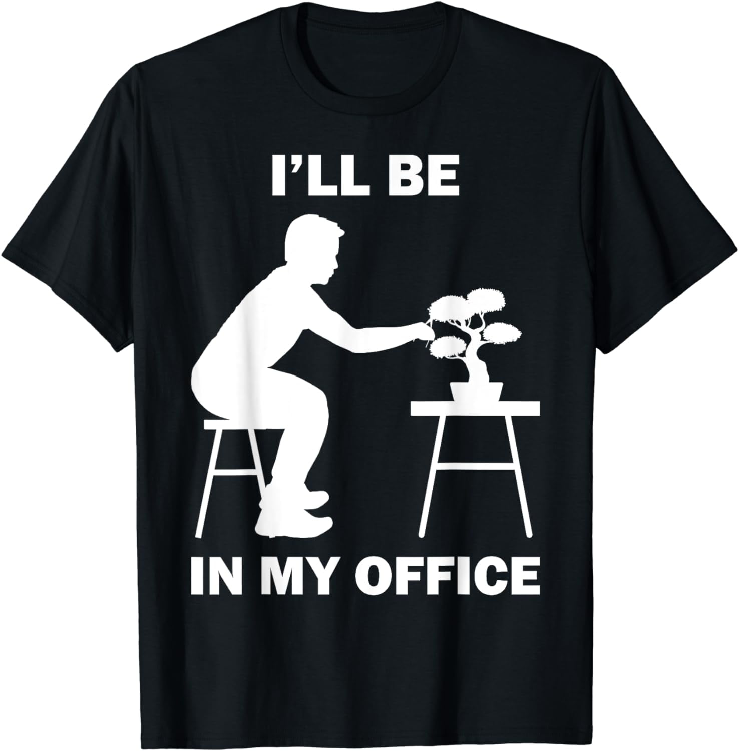Funny Bonsai Tree Design For Men Women Japanese Gardening T-Shirt ...