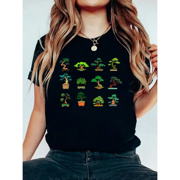 Funny Bonsai Tree Whisperer Japanese Gardening Zen Gifts T-Shirt 100% ...