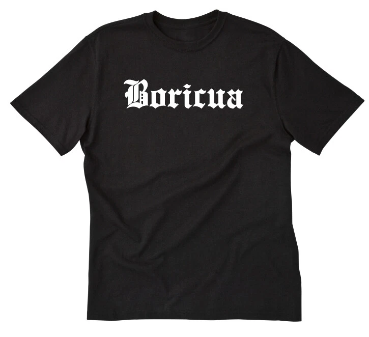 Funny Boricua Puerto Rico Rican Pride Graphic Design T-Shirt EB1059 ...