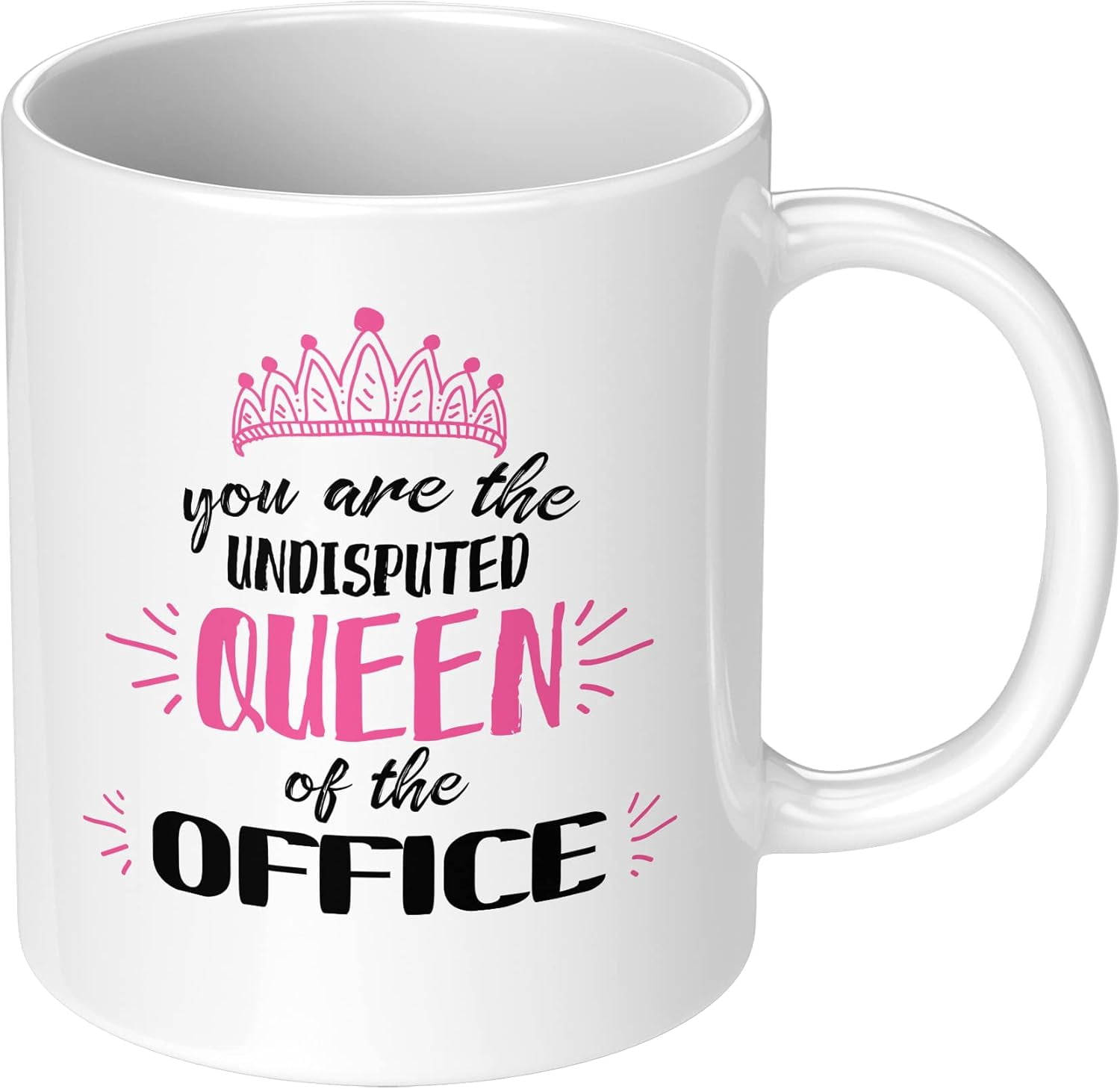 Funny Boss Lady Theme Ceramic Coffee Mug Thanks for Being My Boss Gift ...