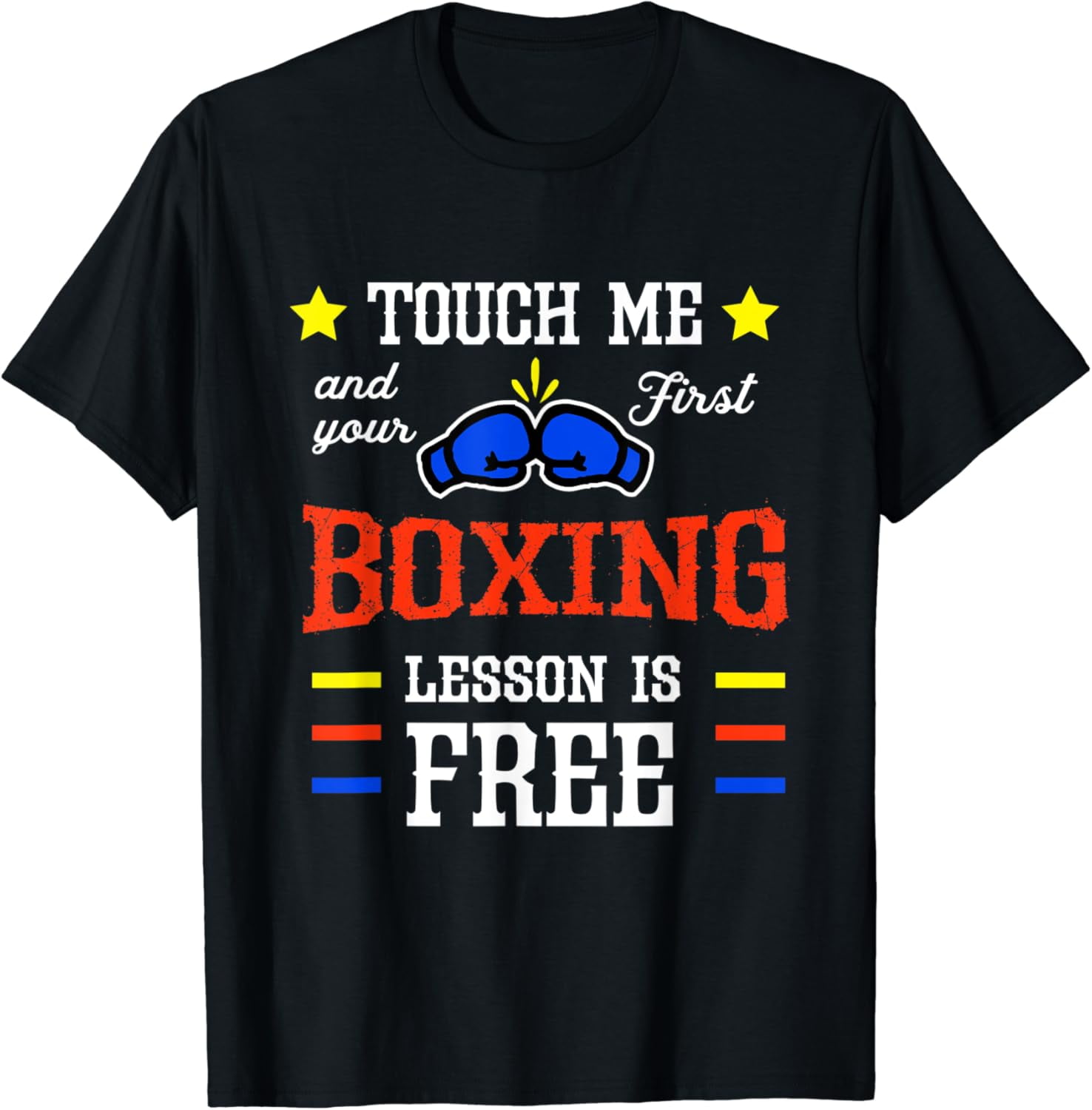 Funny Boxing T-Shirt Great Boxer Shirt Cool Boxing Gym Tee - Walmart.com