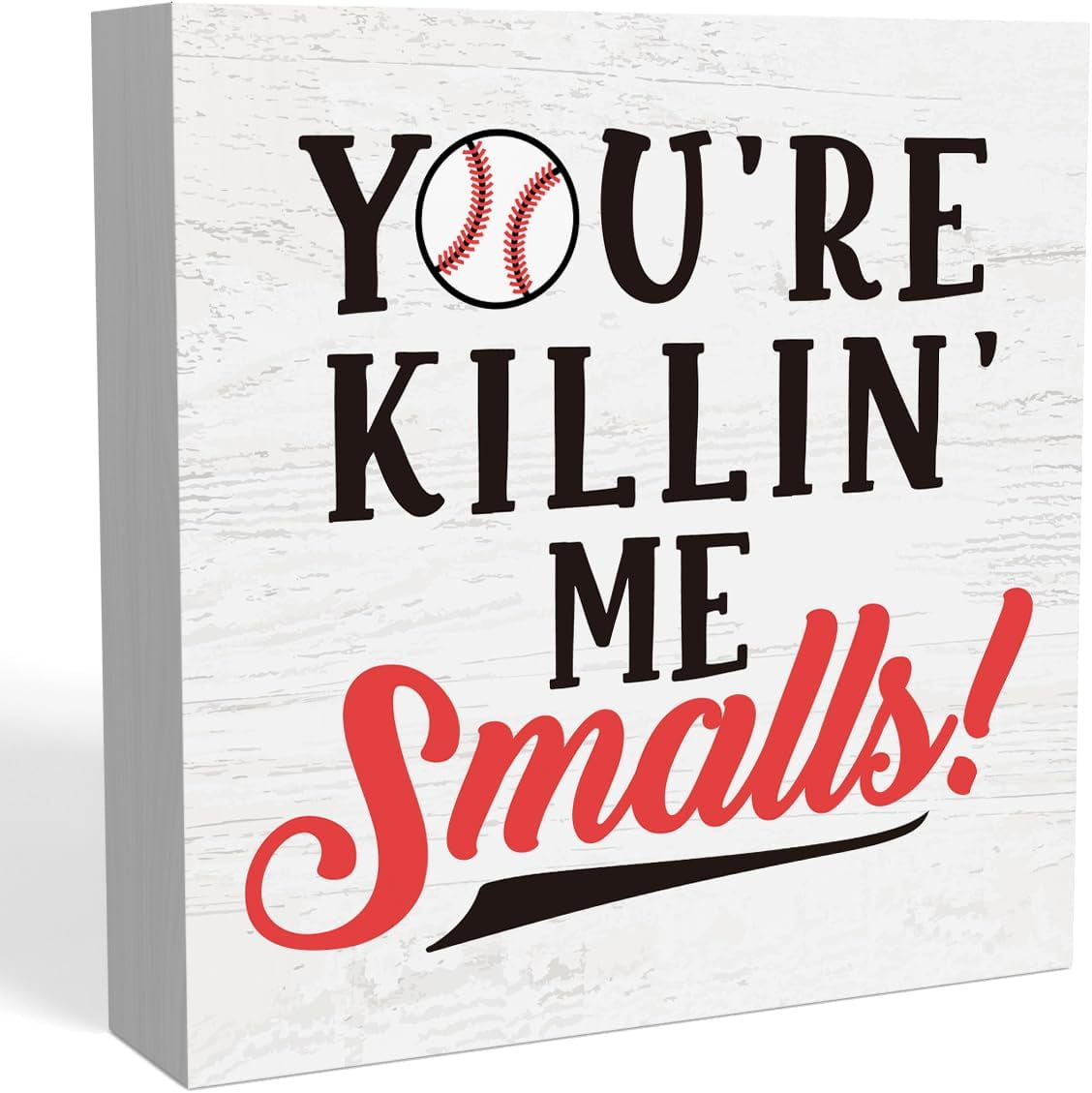 Funny Boy Gifts Sandlot Baseball Desk Decor Rustic Birthday Gifts for ...