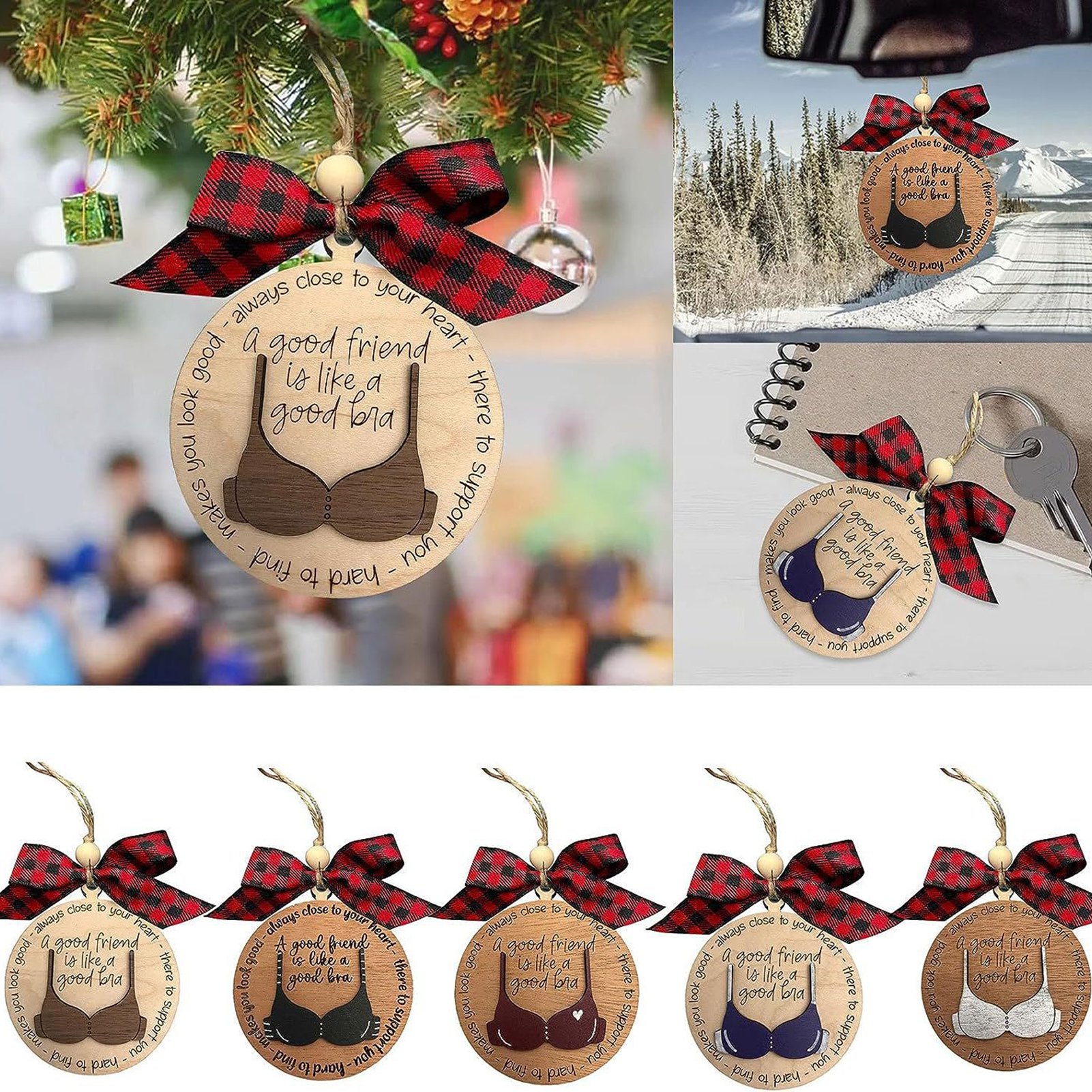 Funny Bra Hanging Christmas Decoration,Friendship Ornament,Friendship ...