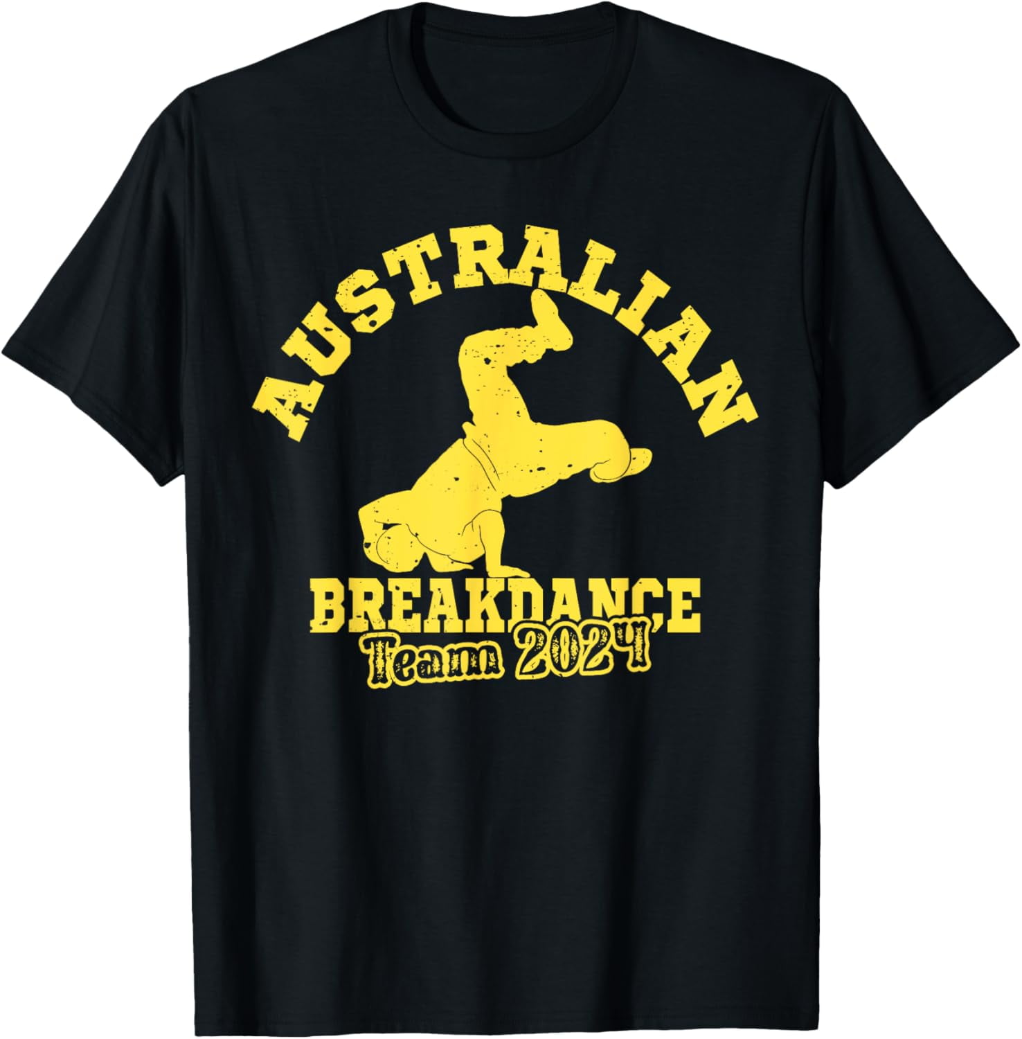 Funny Breakdance Meme Tee, 2024 Australian Breakdance Team T-Shirt ...