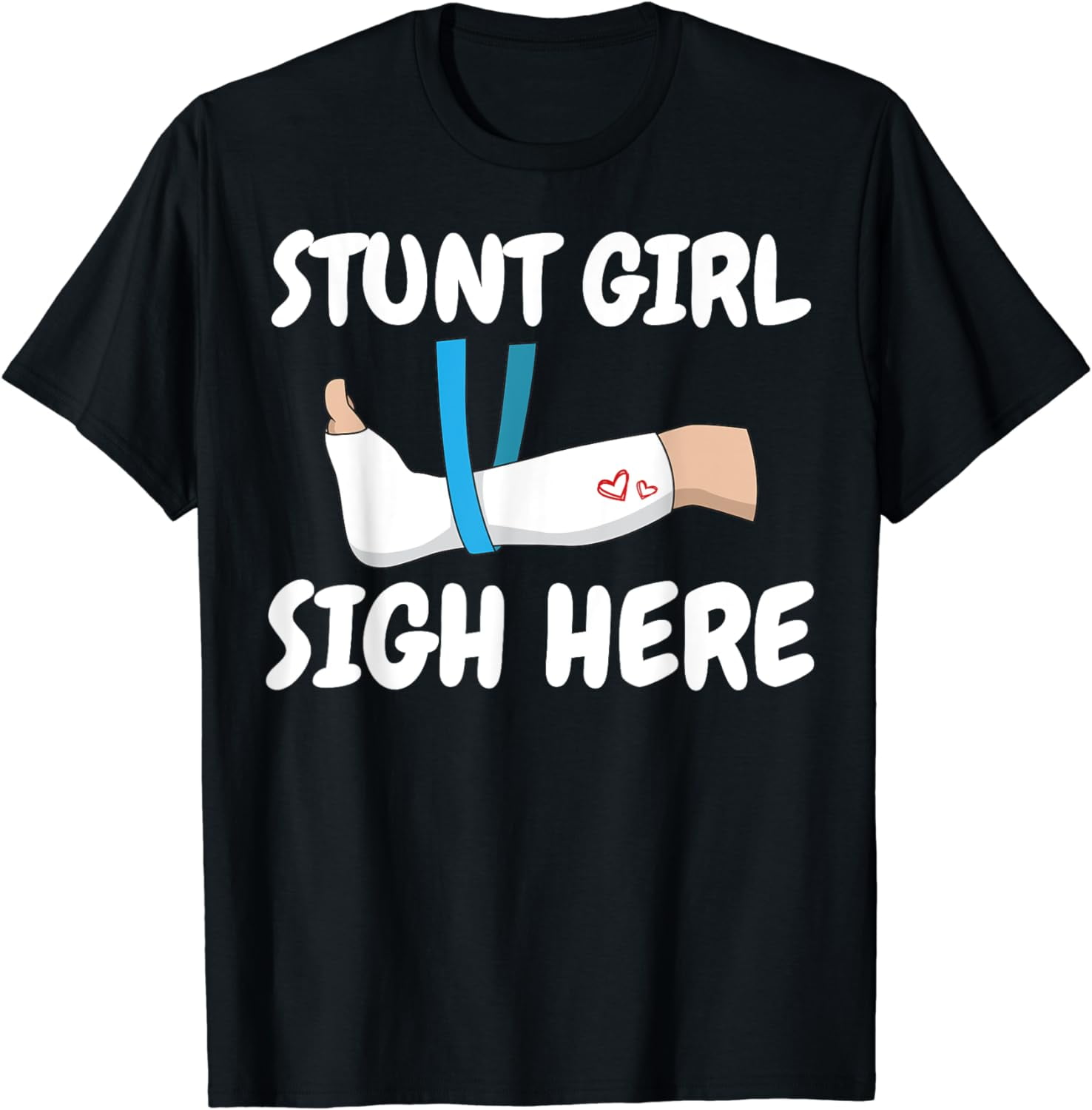 Funny Broken Leg Get Well Gift For Women Men Foot Surgery T-Shirt ...