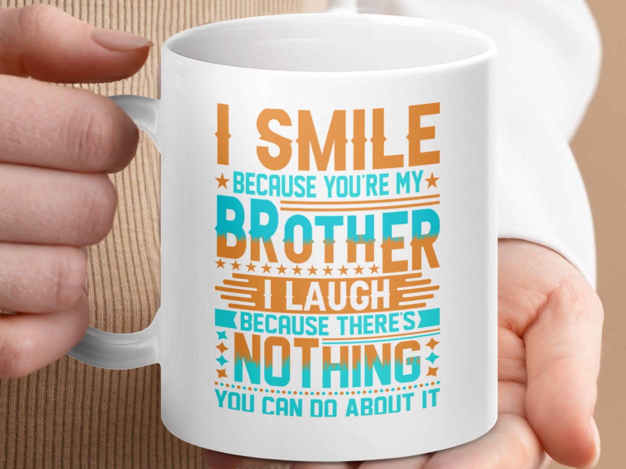 Funny Brother Mug, Humor Gift for Siblings, Unique Brother Birthday ...