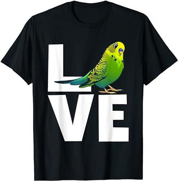 Funny Budgie For Men Women Budgerigar Parrot Puffin Parakeet T-Shirt ...