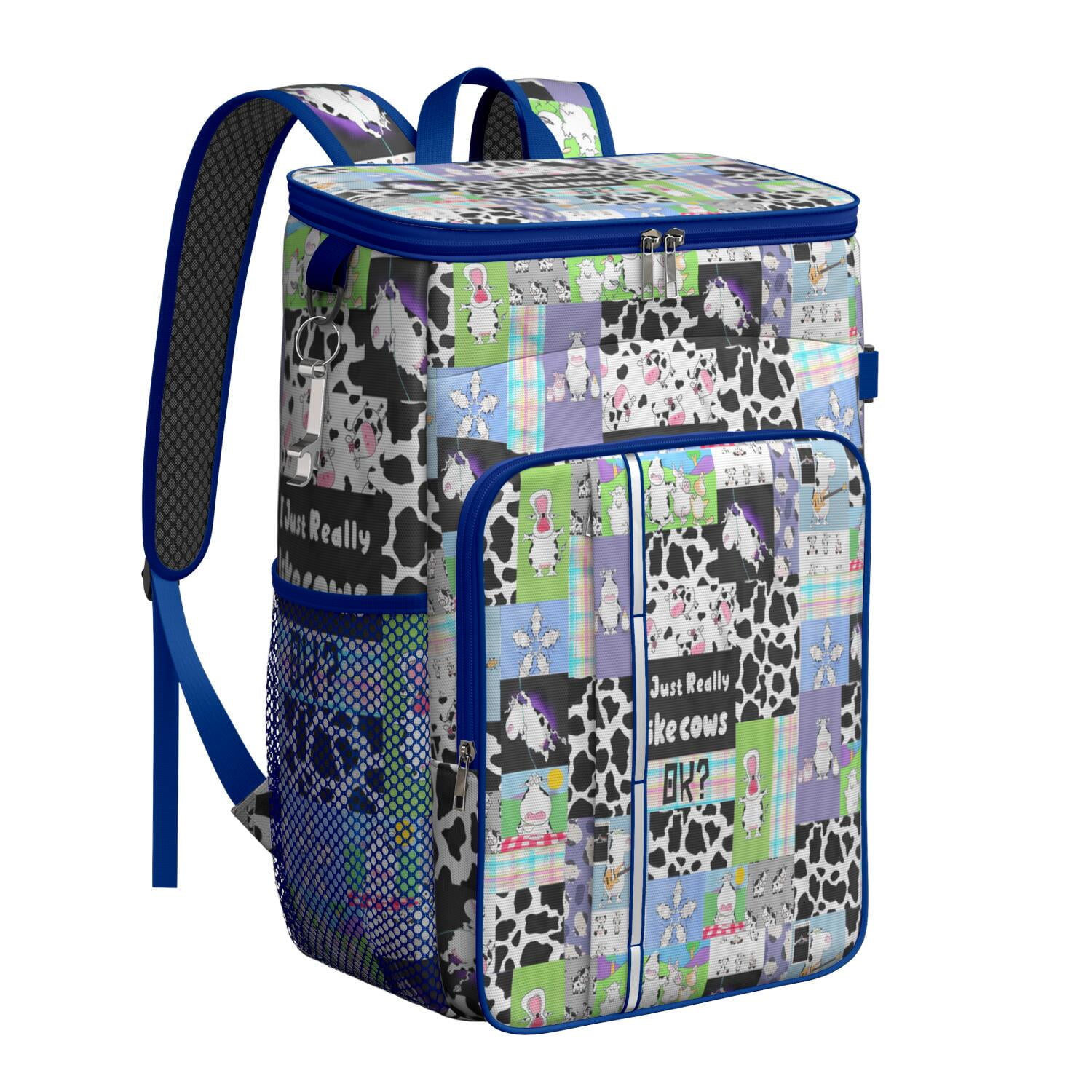 Funny Buffalo Print Backpack Cooler – Leakproof Insulated Cooler Bag ...