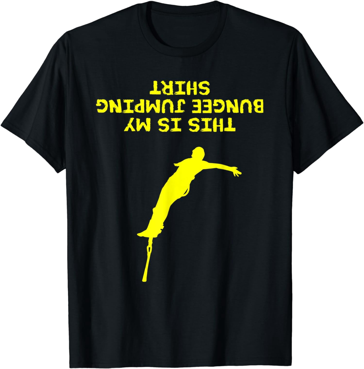 Funny Bungee jumping Clothing for Sky diving Lovers T-Shirt - Walmart.com