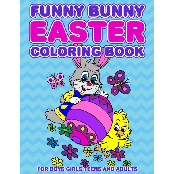 funny bunny coloring book