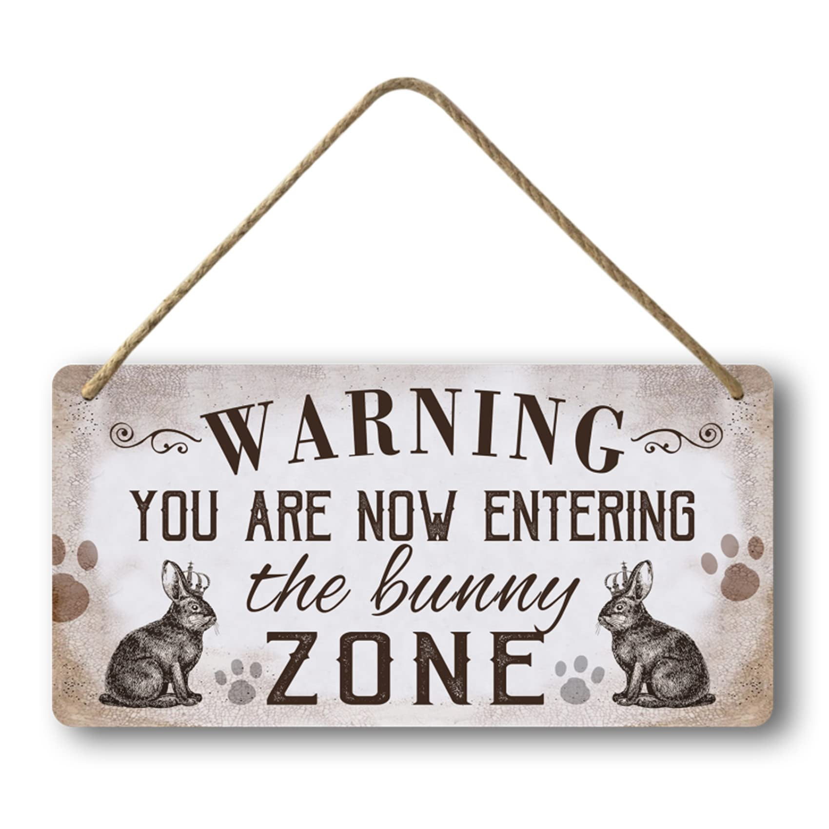 Funny Bunny Wall Decor, Easter Bunny Decorations For Rabbit Sign Bunny ...