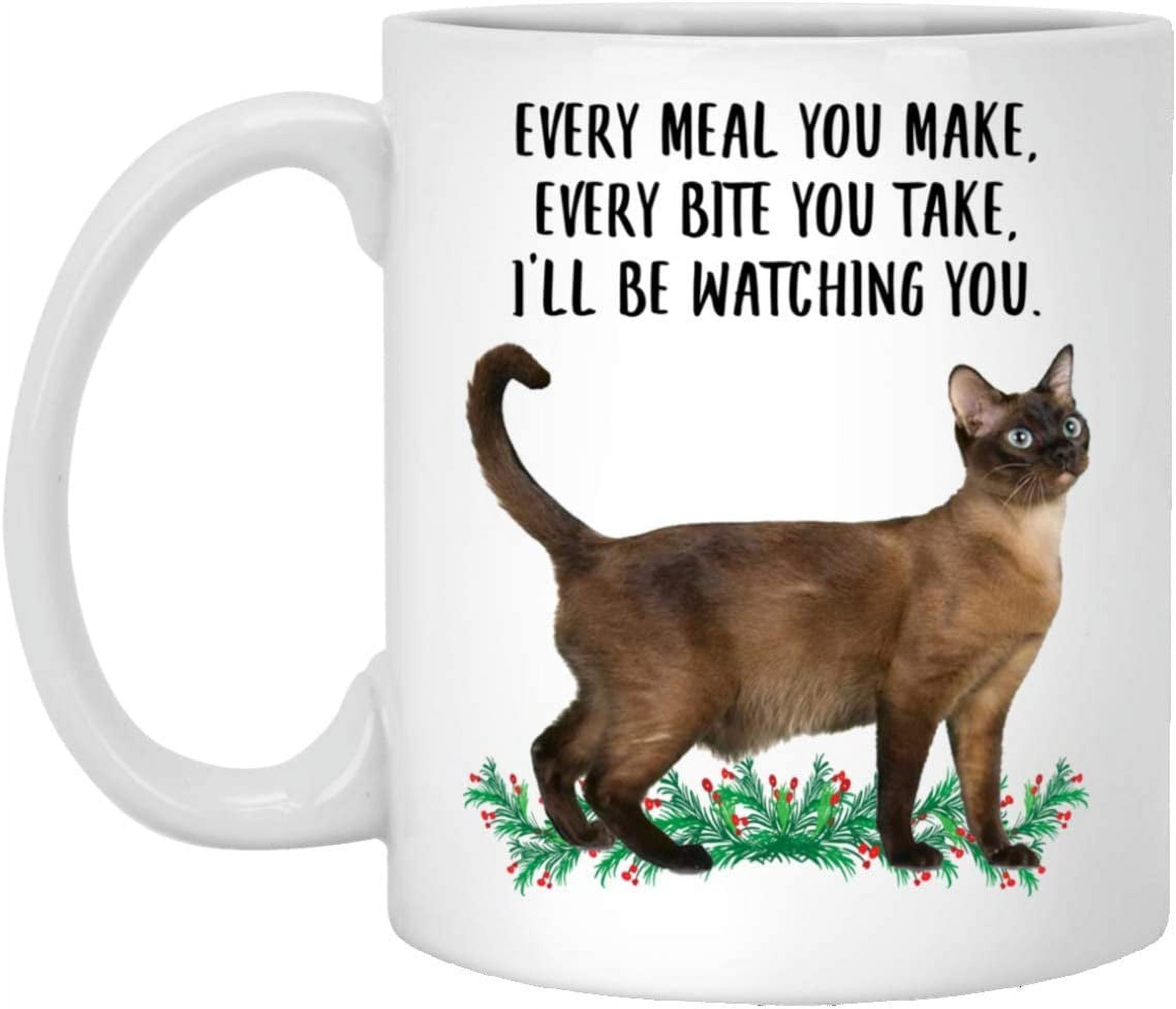Funny Burmese Cat Sable Gifts For Women Mother's Day 2022 Every Meal ...