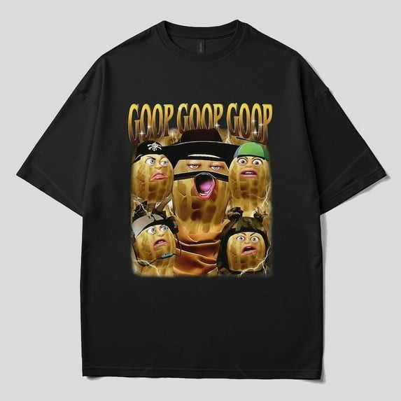 Funny Burnt Peanut GOOP Bungulato Homage Shirt, 90s Bootleg Style Meme ...