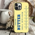 Funny Butter Block Case With Cute Yellow Minimal Food Theme for iPhone ...