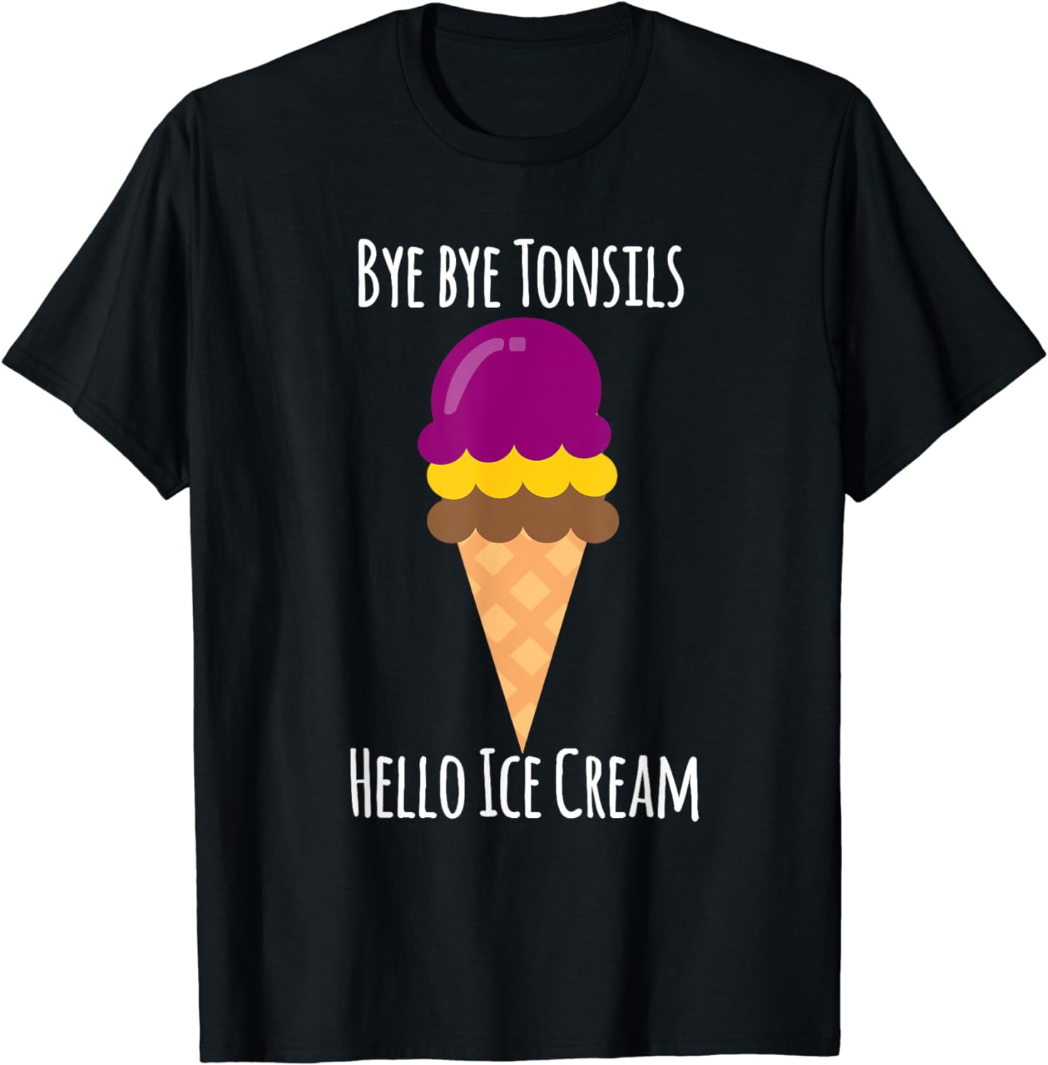 Funny Bye Bye Tonsils T-Shirt I Tonsil Removal Surgery Tee - Walmart.com