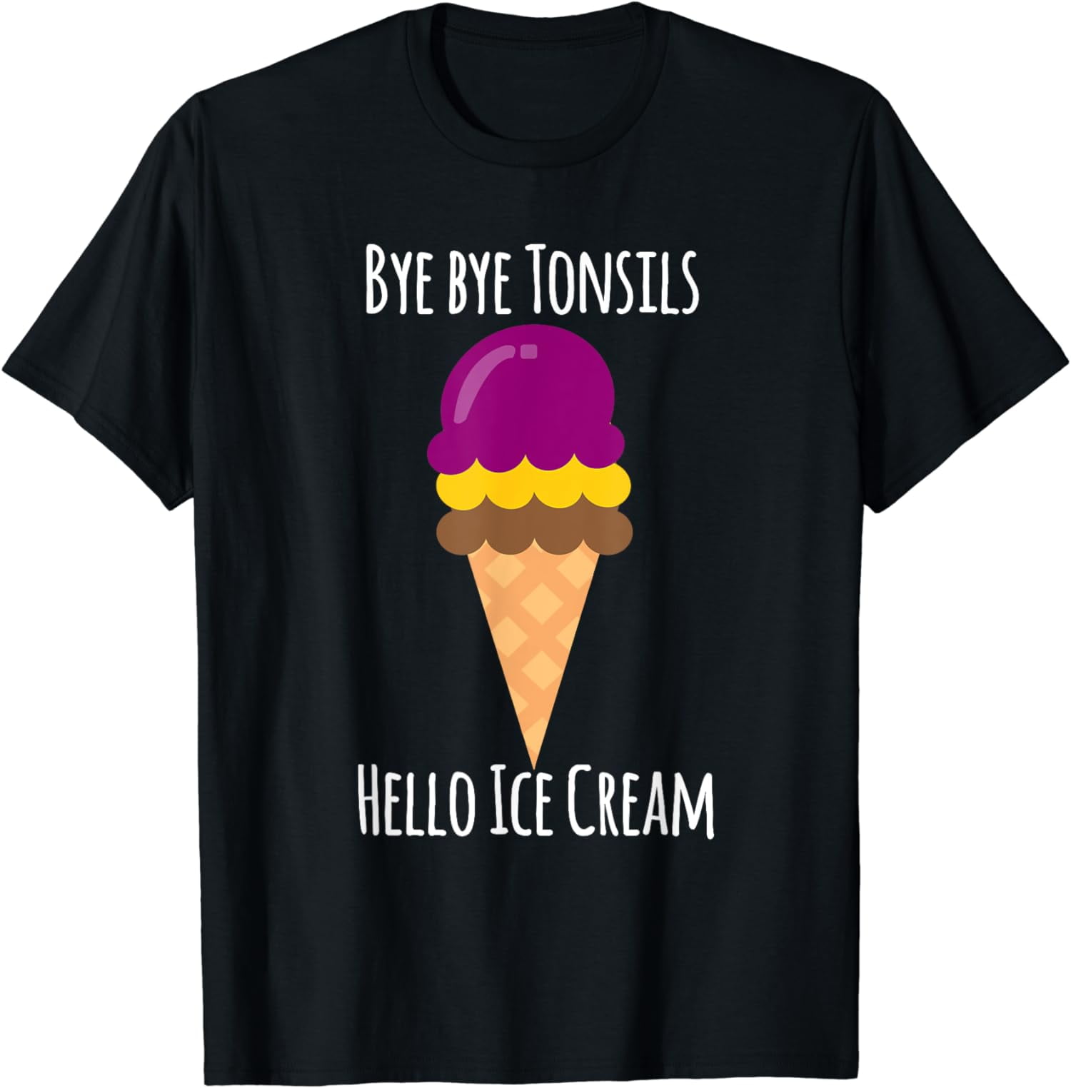 Funny Bye Bye Tonsils T-Shirt I Tonsil Removal Surgery Tee - Walmart.com