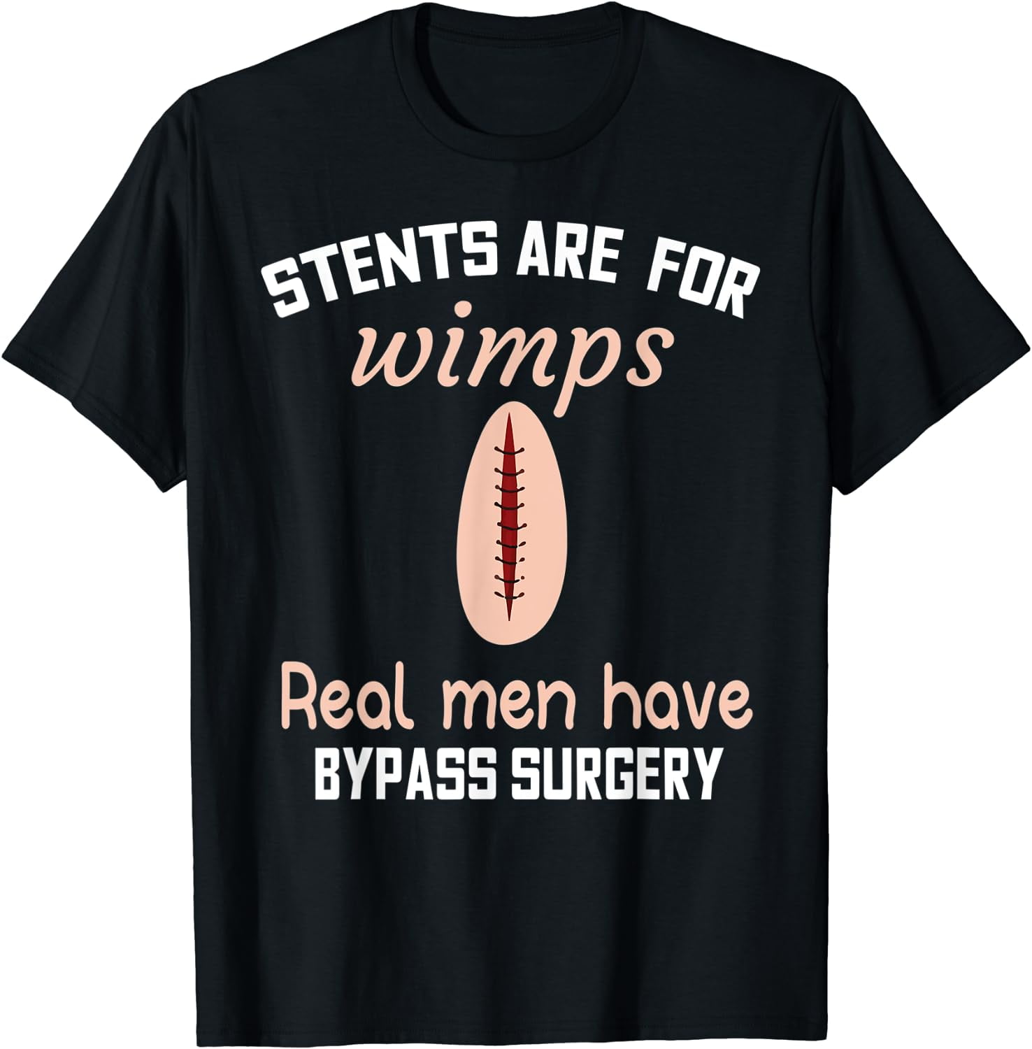Funny Bypass Open Heart Surgery Recovery Survivor Gift T-Shirt ...
