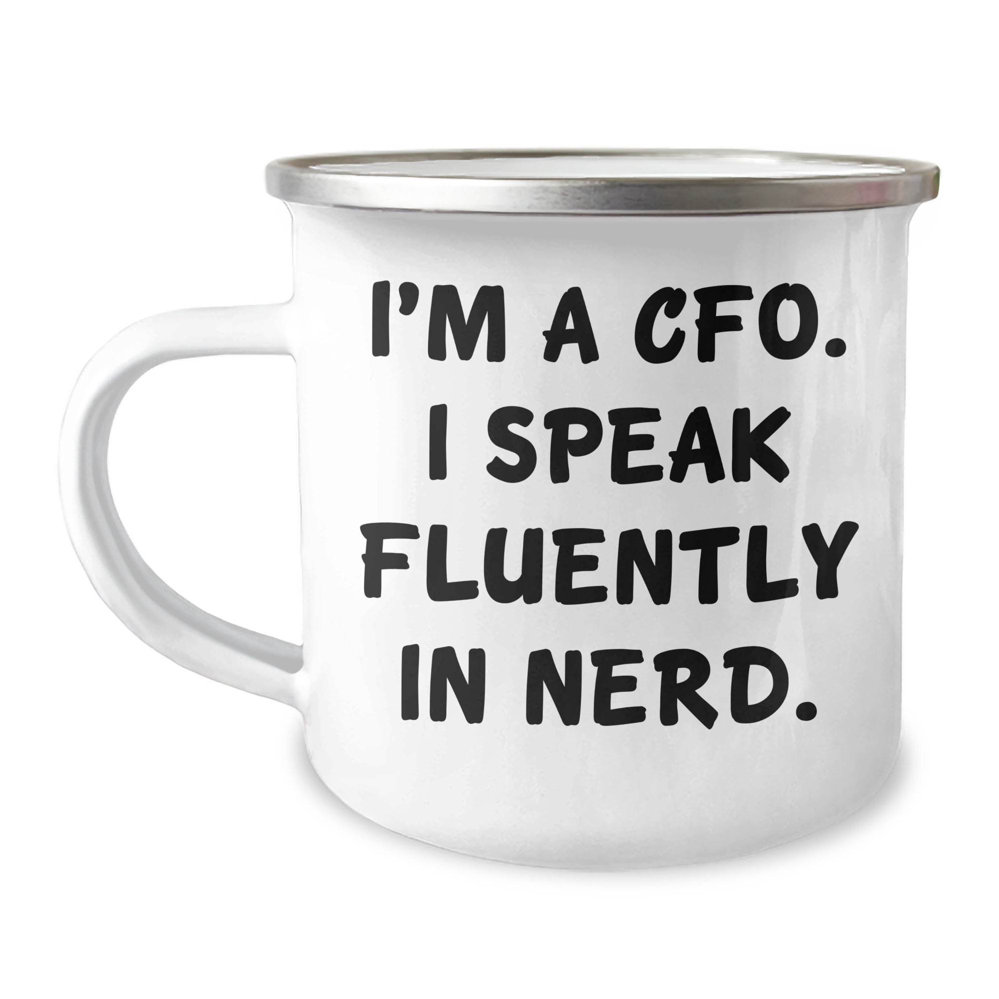 Funny CFO Gift, 'I'm A Cfo. I Speak Fluently In genius.' Stainless ...
