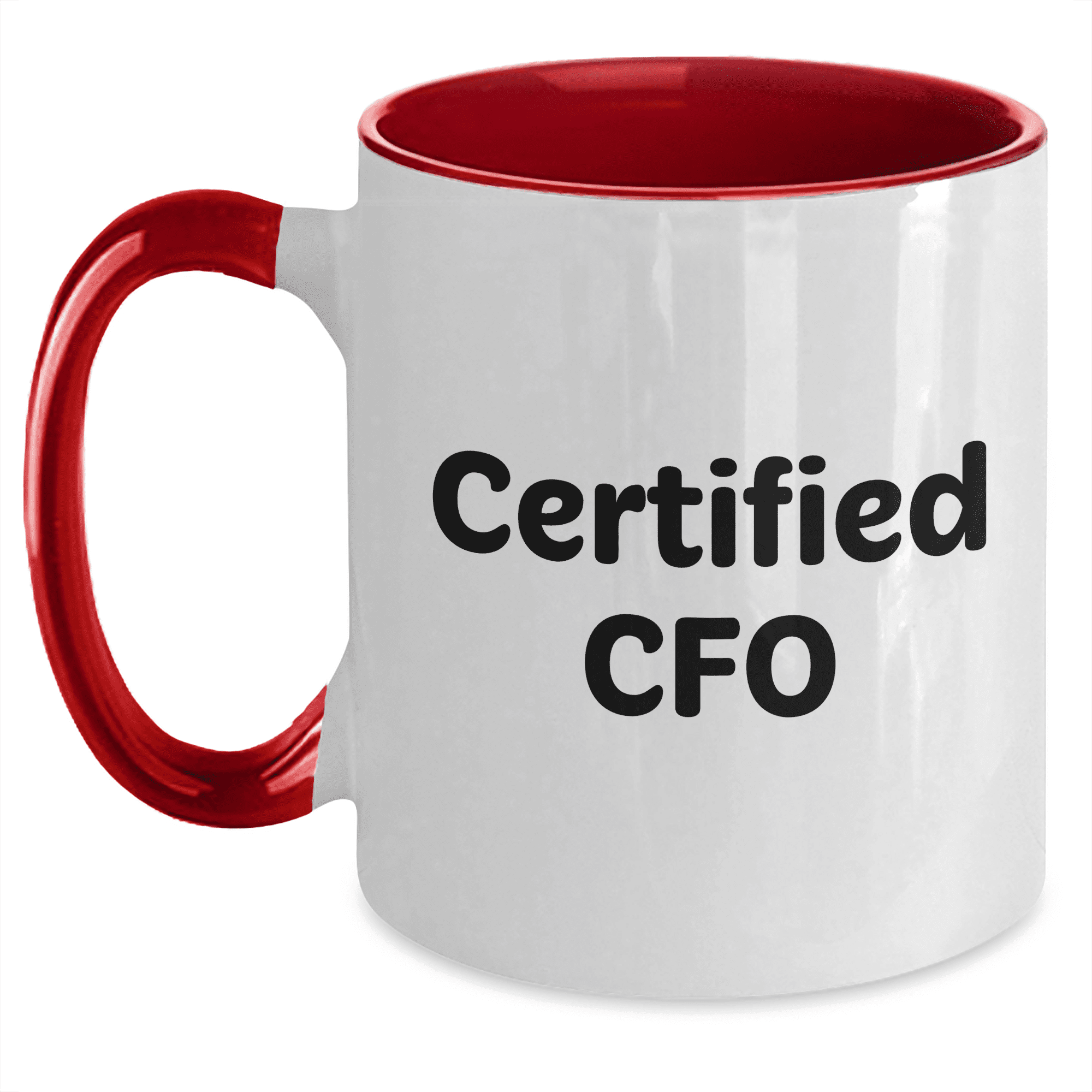 Funny CFO Gifts from Friends for Men - Two Tone Coffee Mug, Certified ...