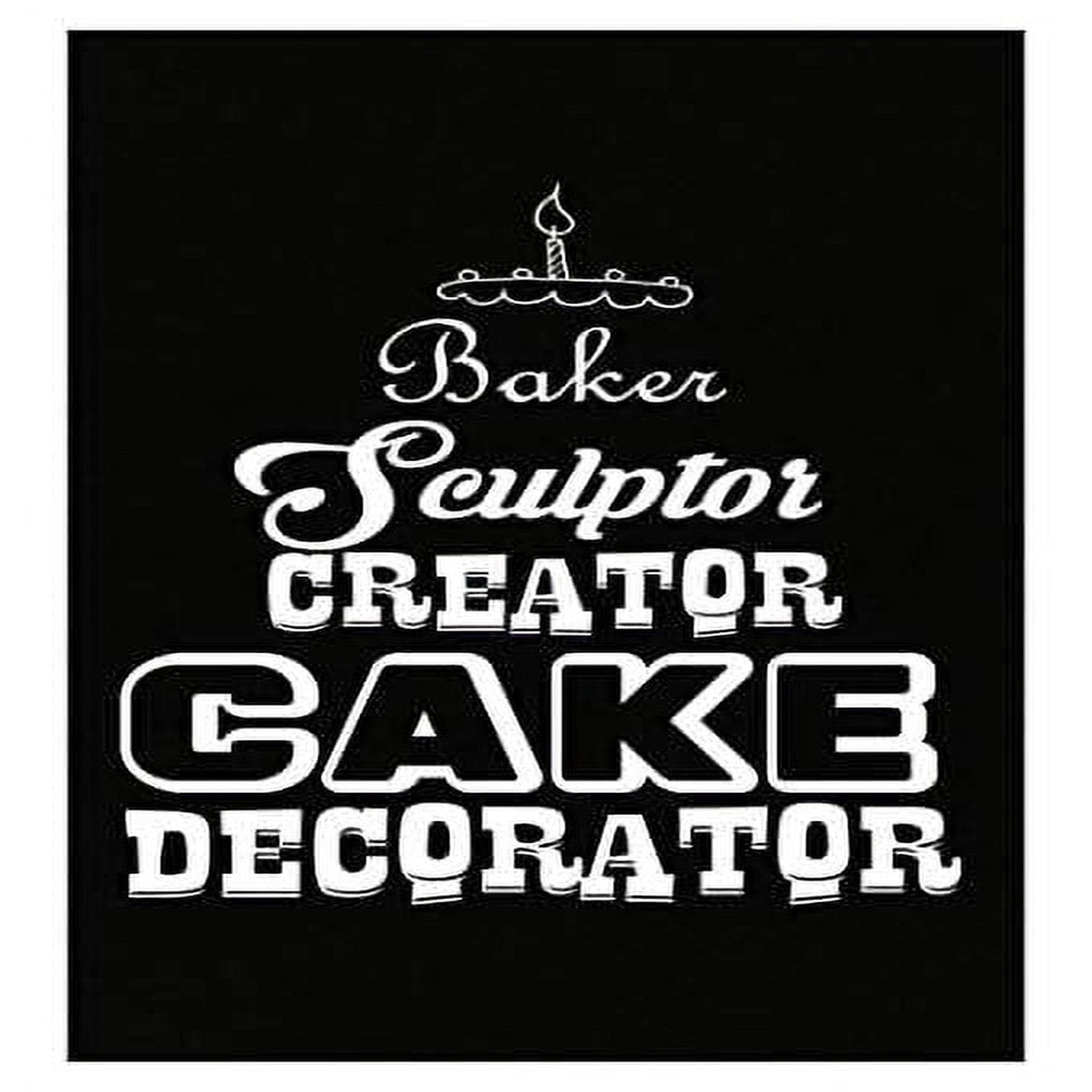 Funny Cake Decorator Poster - Wall Decor for Kitchen Gift - Walmart.com