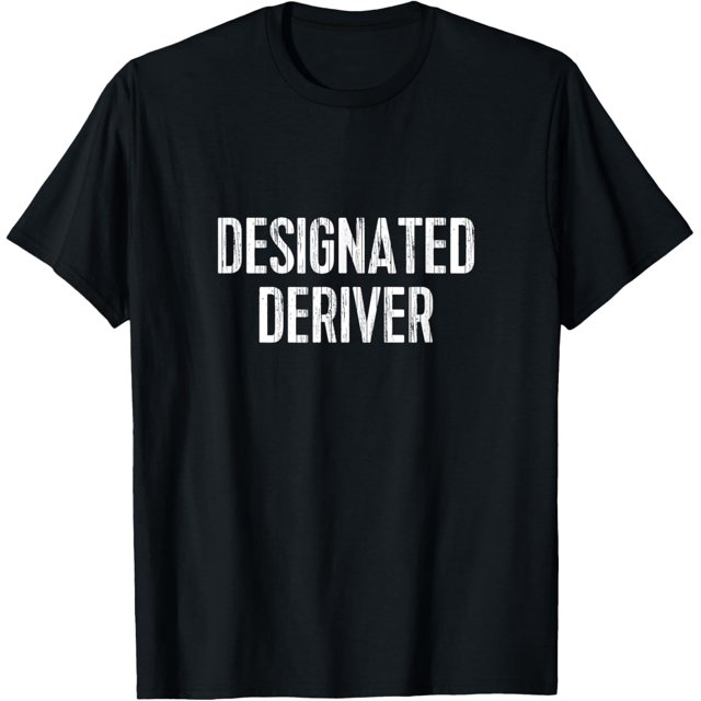 Funny Calculus Math TShirt: Designated Deriver Tee T-Shirt - Walmart.com