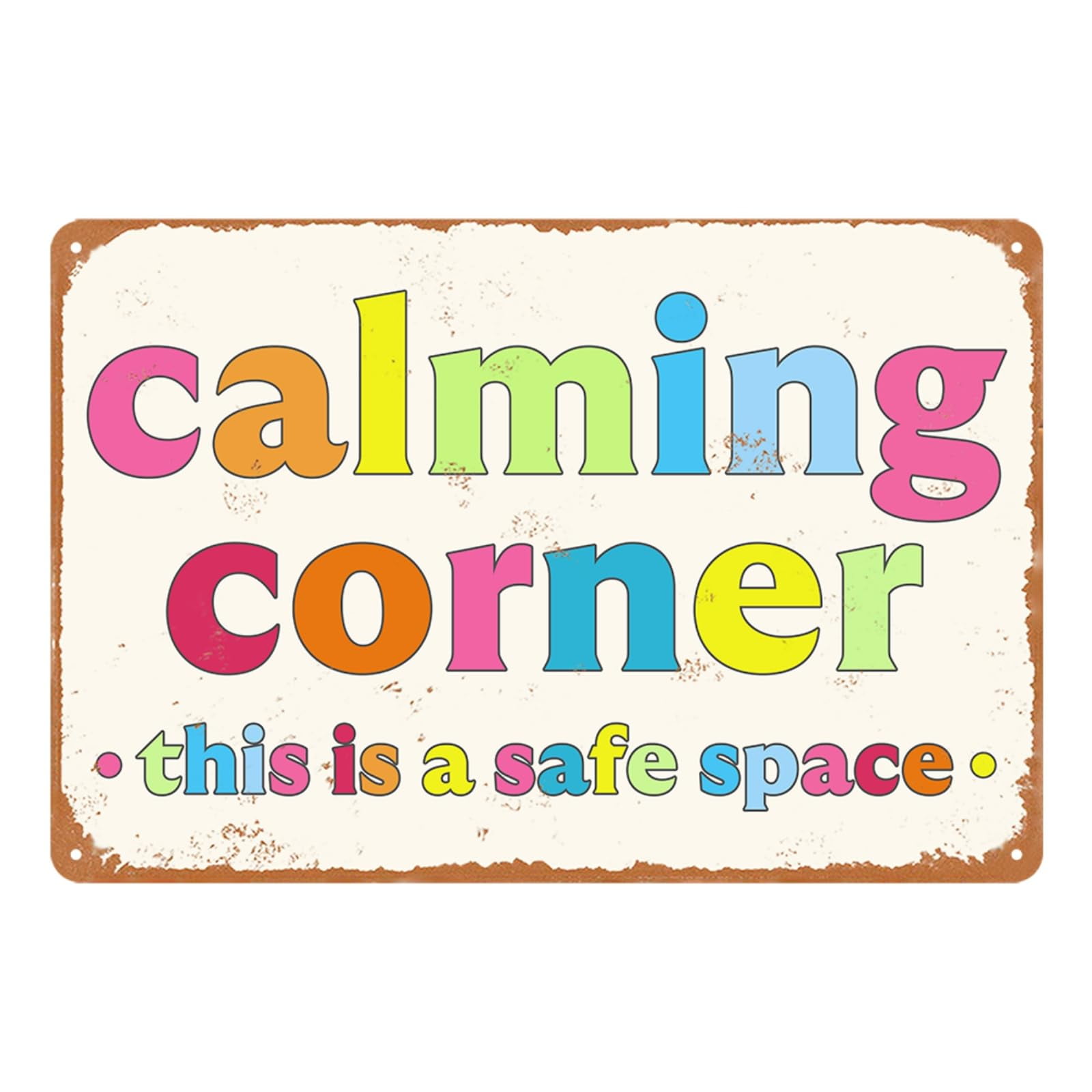 Funny Calming Corner Sign School Classroom ATT1Decor Calming Corner ...