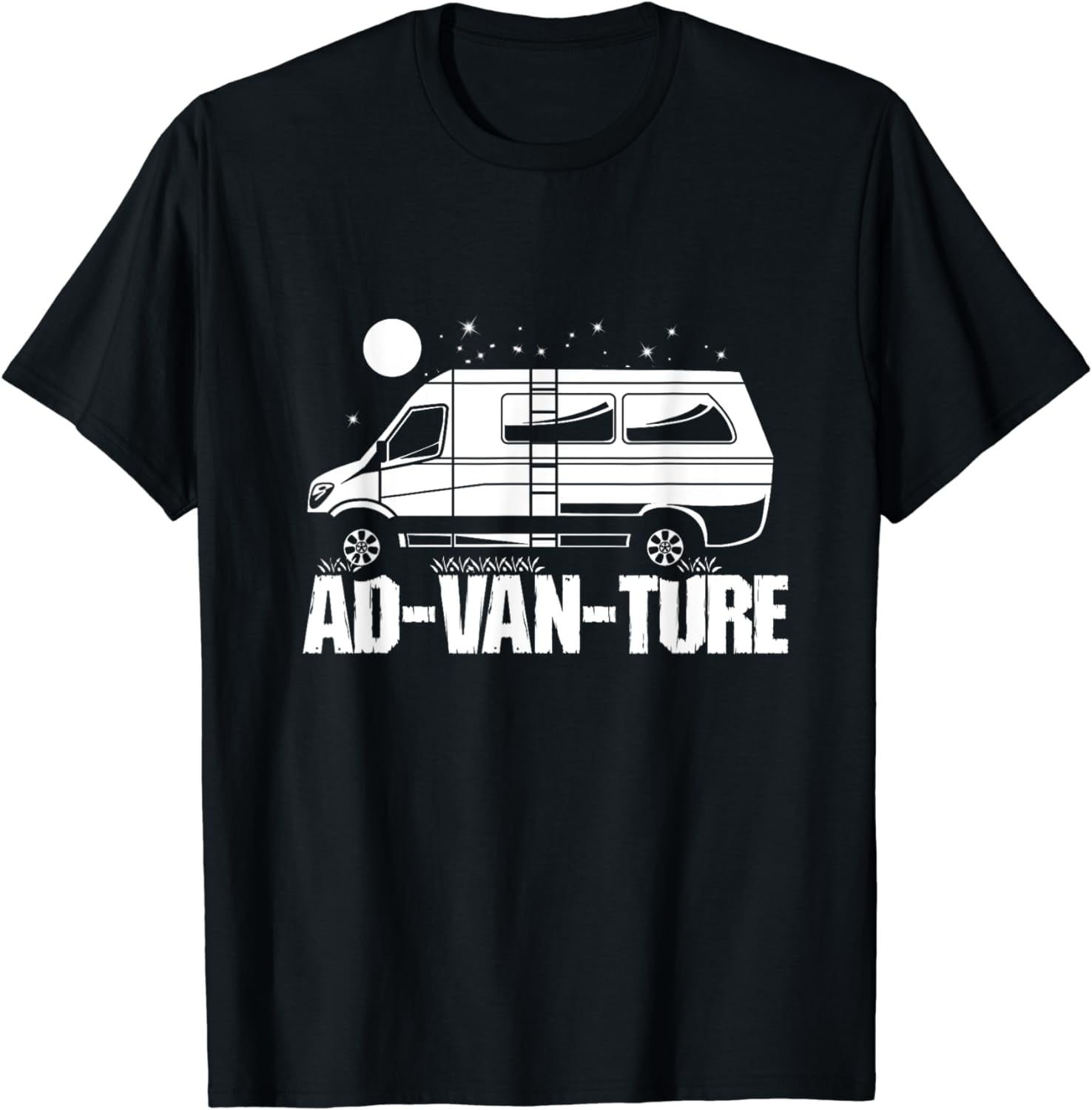 Funny Camper Van Life - Vanlife Ad-Van-Ture T-Shirt - Walmart.com