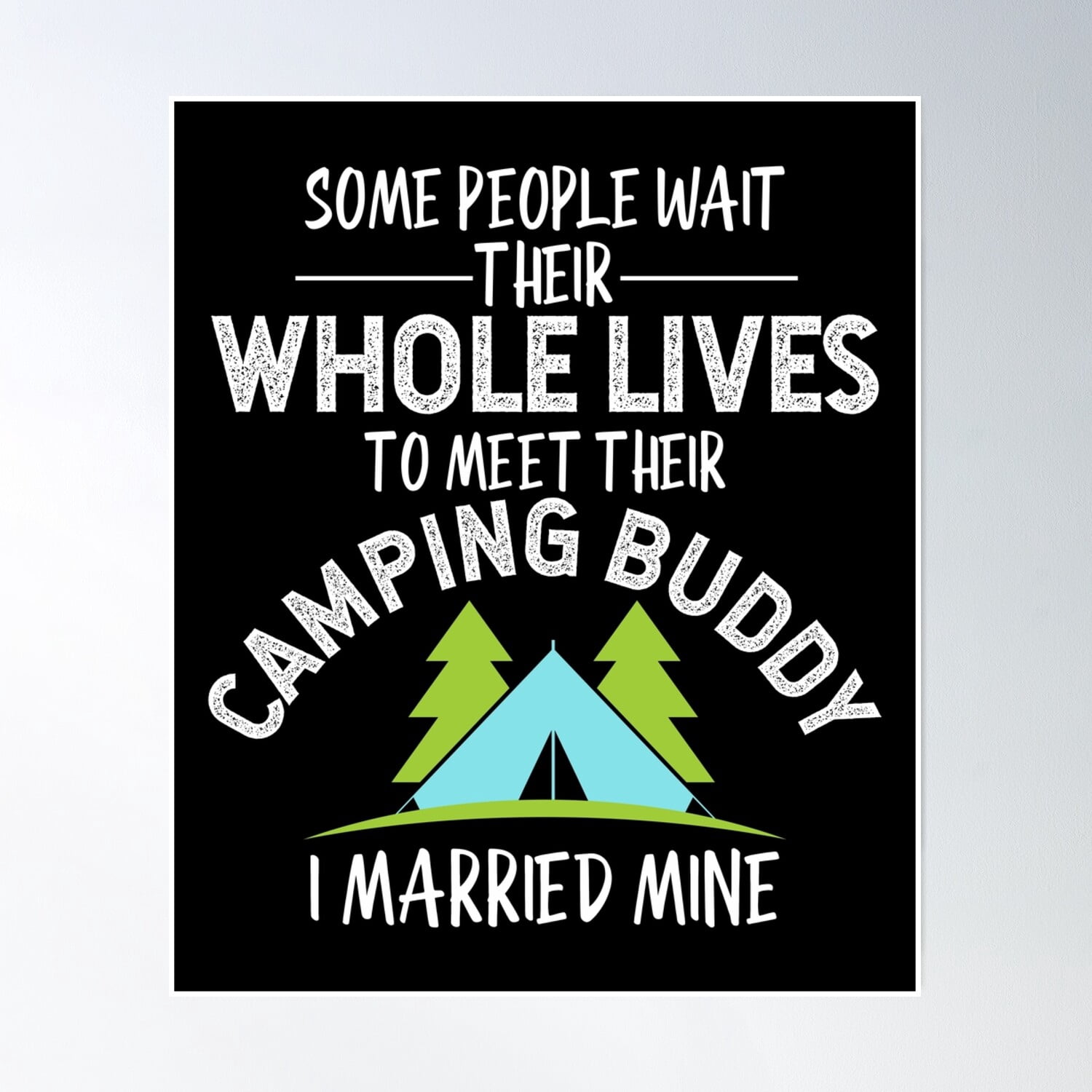 Funny Camping Buddy Married Couples Anniversary Summer Holiday Vacation ...