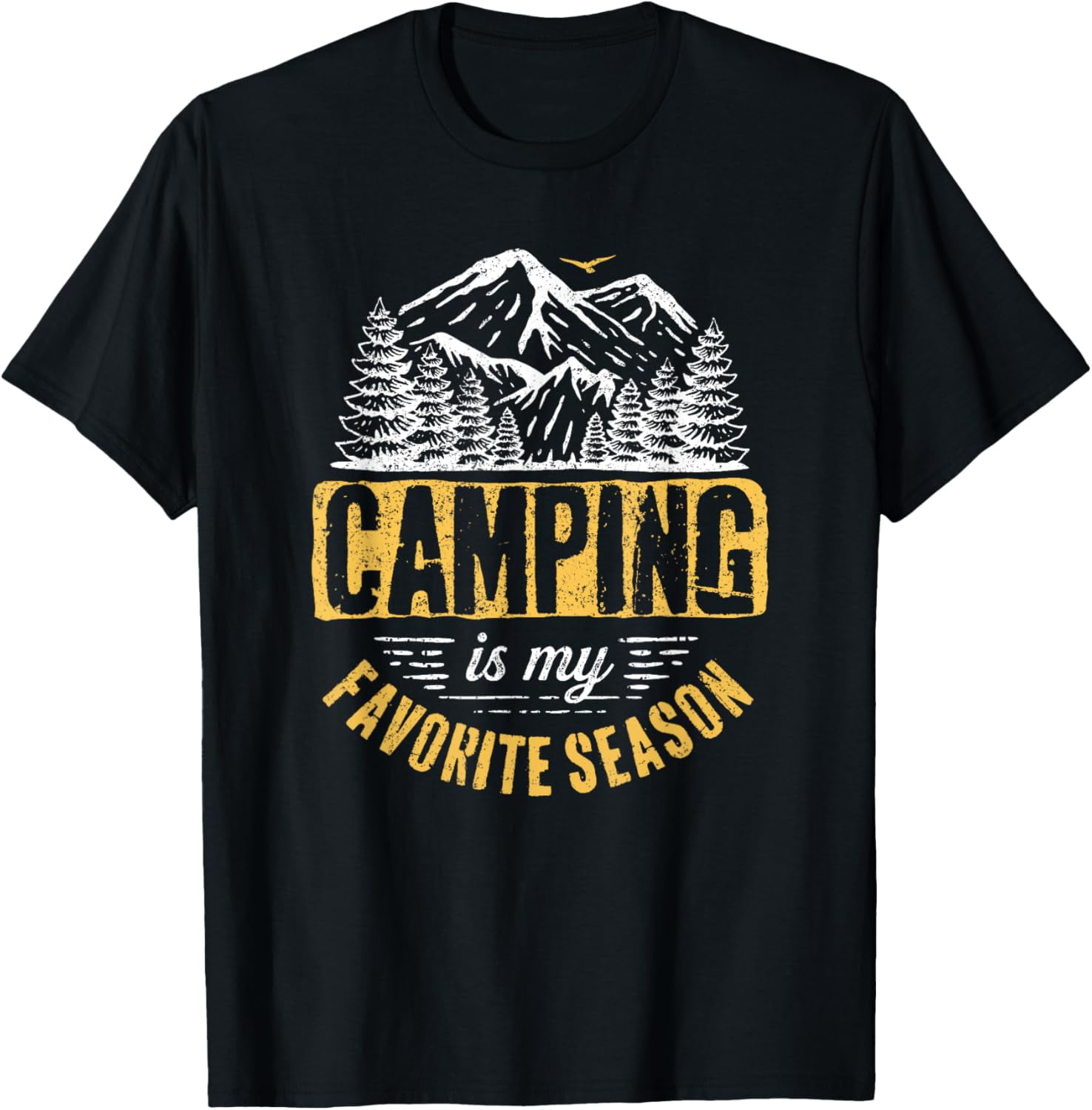 Funny Camping Lover Outdoor Camper Camping Favorite Season T-Shirt ...