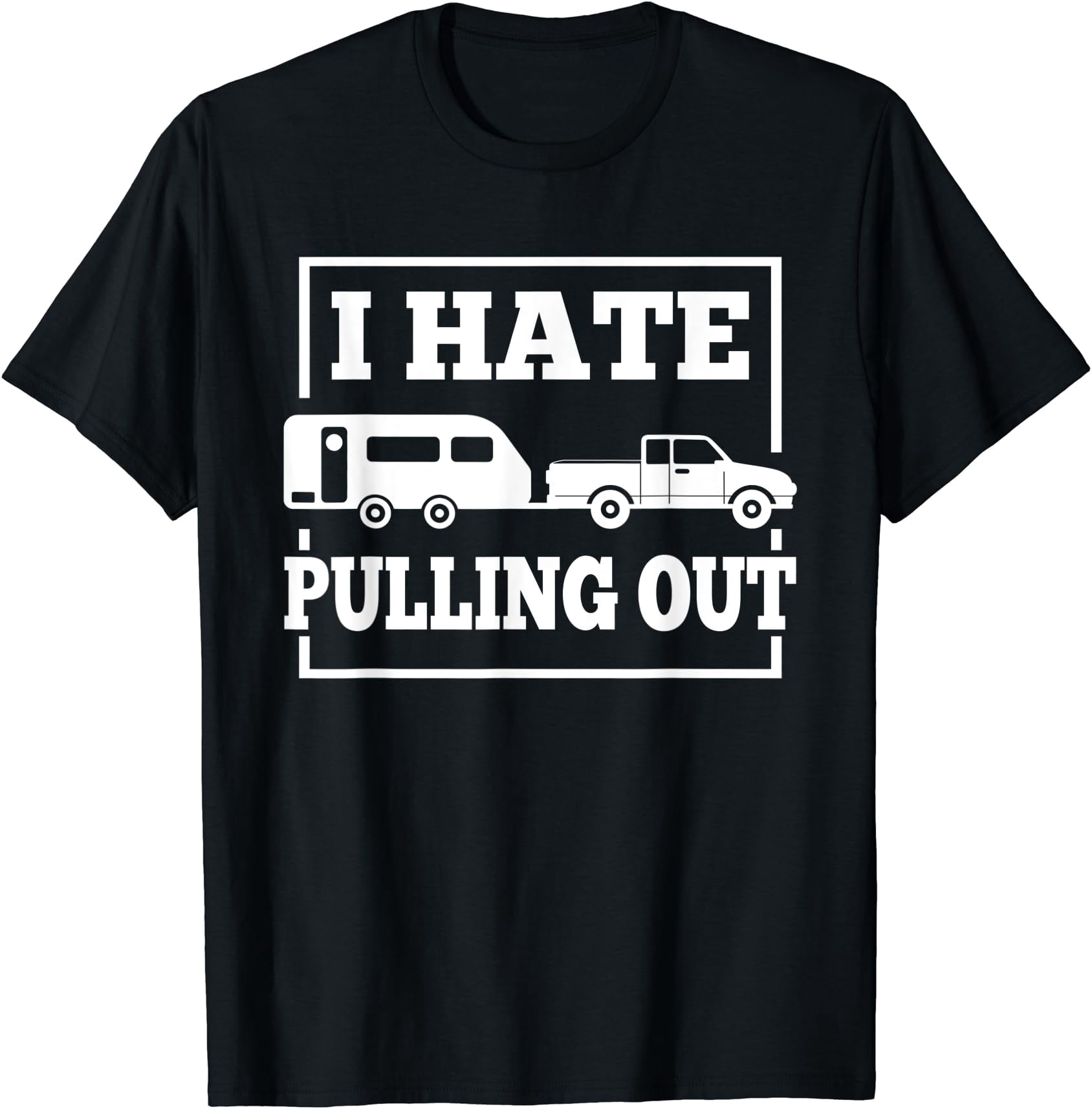 Funny Camping Trailer T-Shirt for Men and Women - Perfect for Outdoor ...