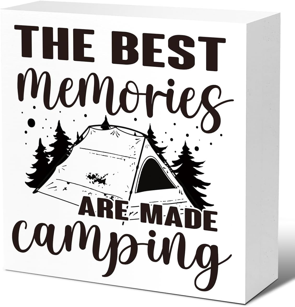 Funny Camping Wooden Plaque Signs,The Best Memories Are Made Camping ...