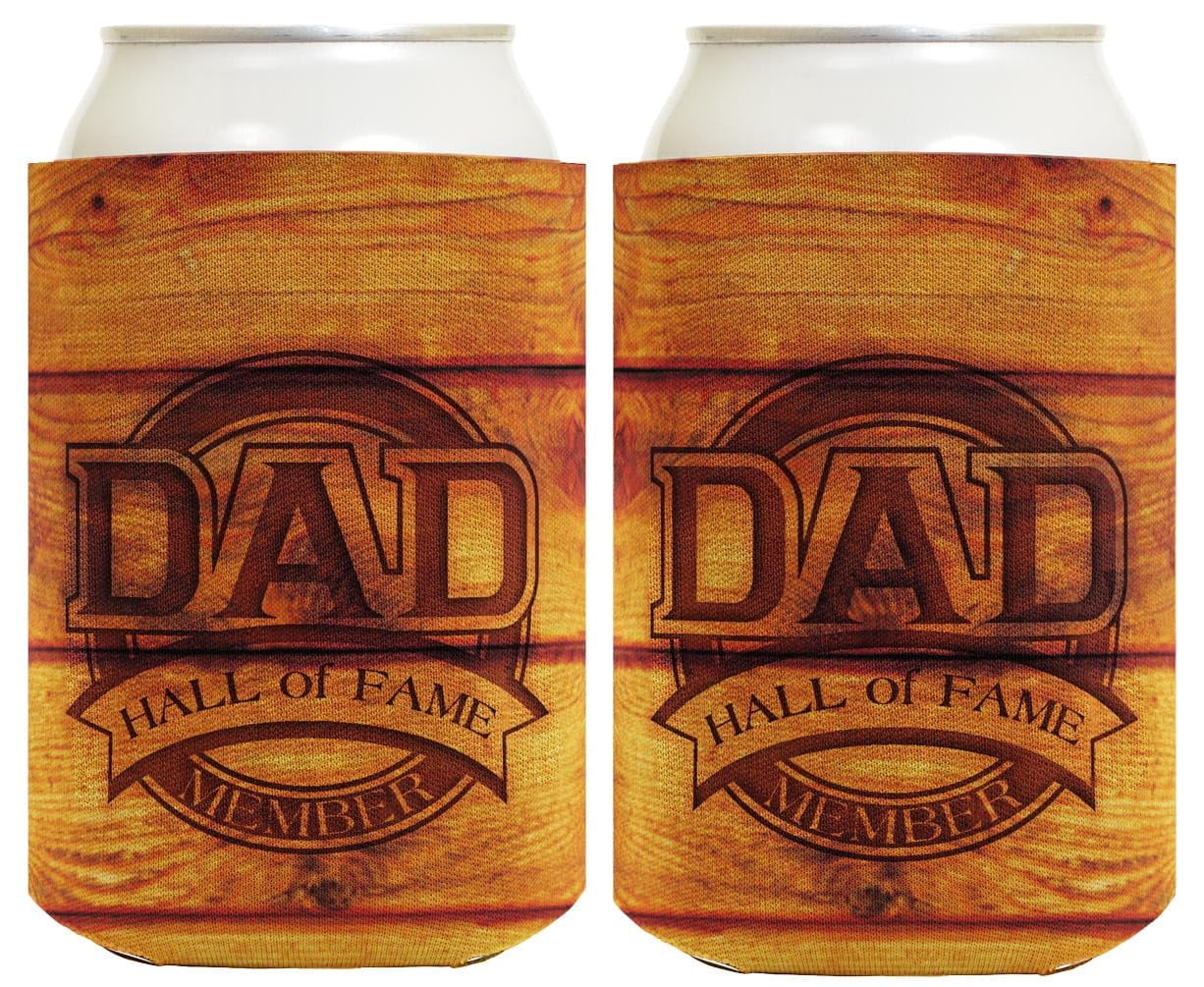 Funny Can Cooler Dad Hall of Fame Father's Day Gift for Dad or Grandpa ...