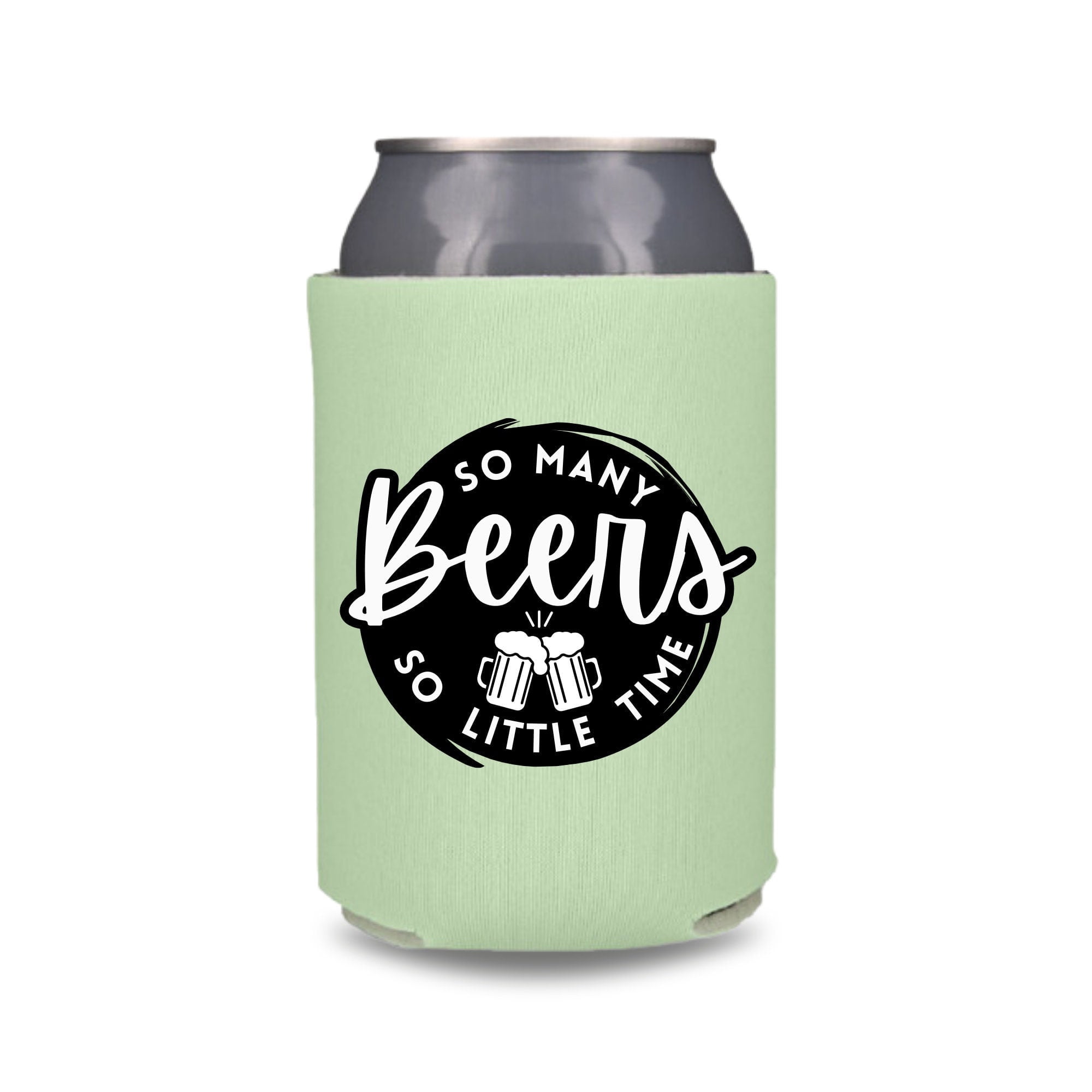 Funny Can Coolers, So Many Beers So Little Time Coolies, Gag Gifts ...