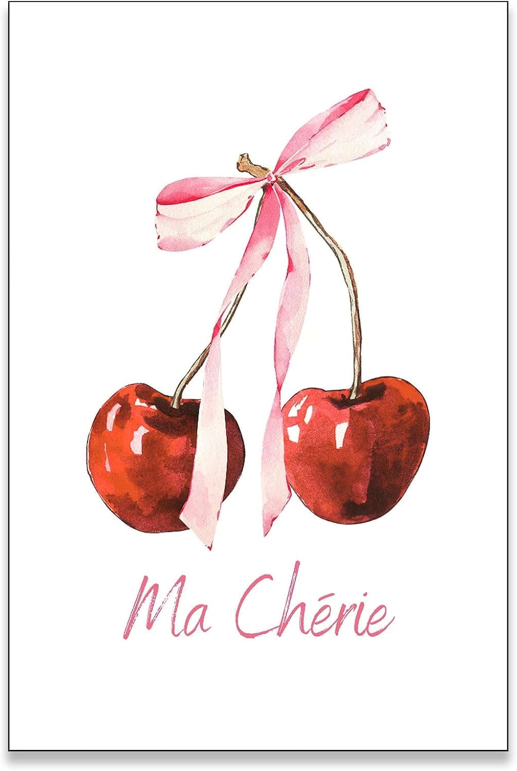 Funny Canvas Wall Art，Funky Preppy Posters，Vintage Fruit Prints Retro ...