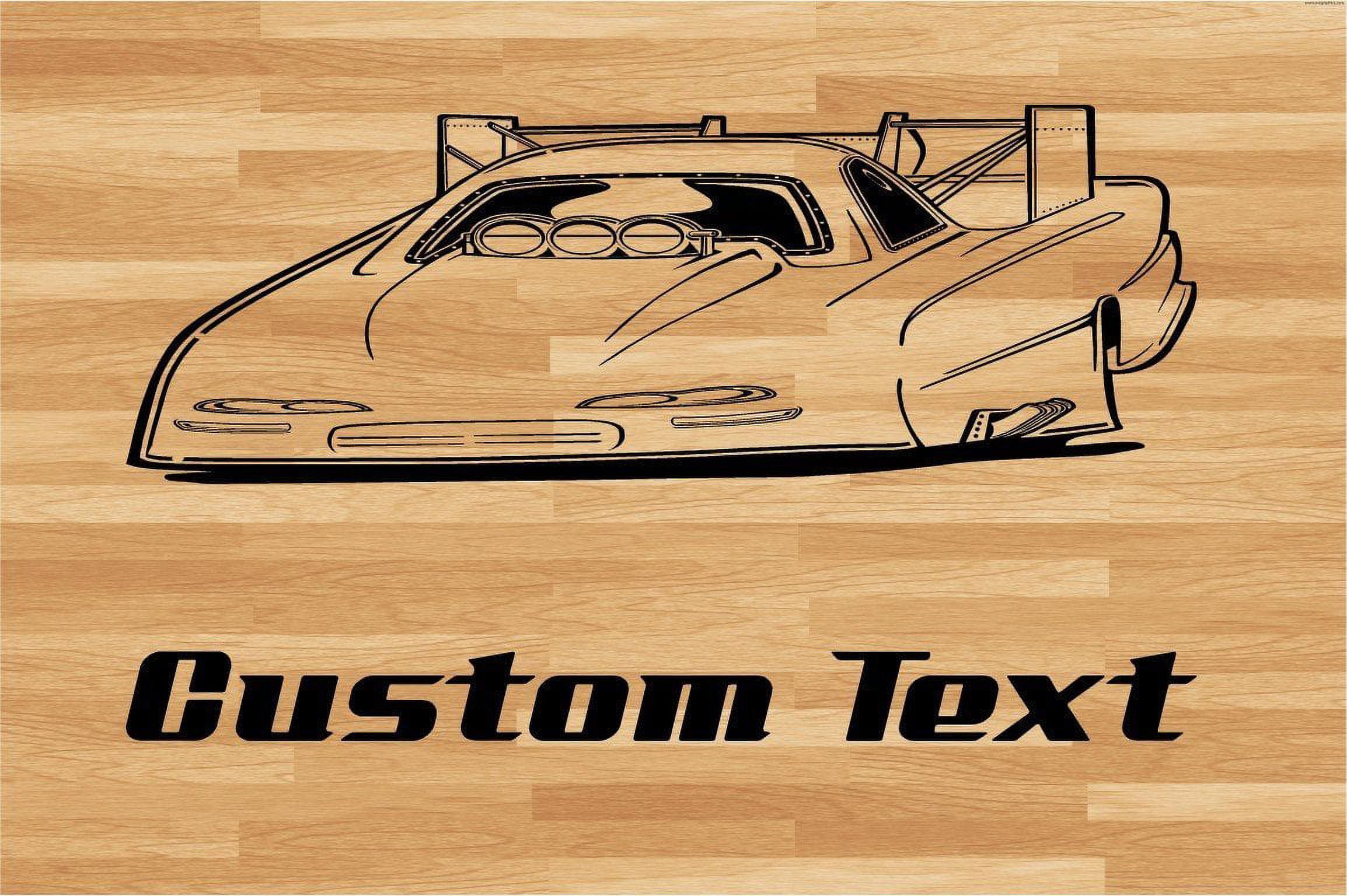 Funny Car Drag Racing Car Wall Decal - Auto Wall Mural - Vinyl Stickers ...